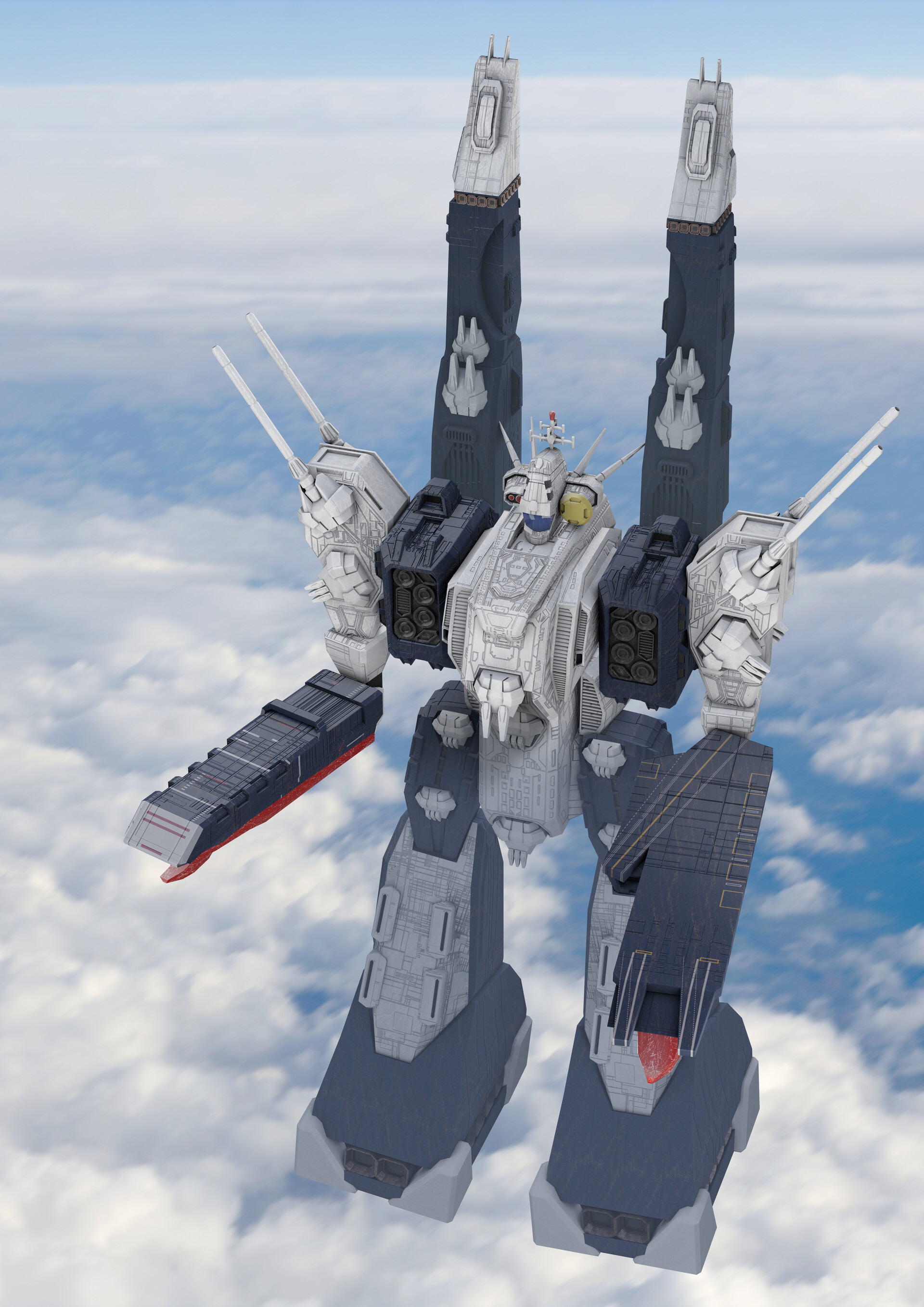Riccardo Bucci - SDF-1 super dimensional fortress Macross Concept