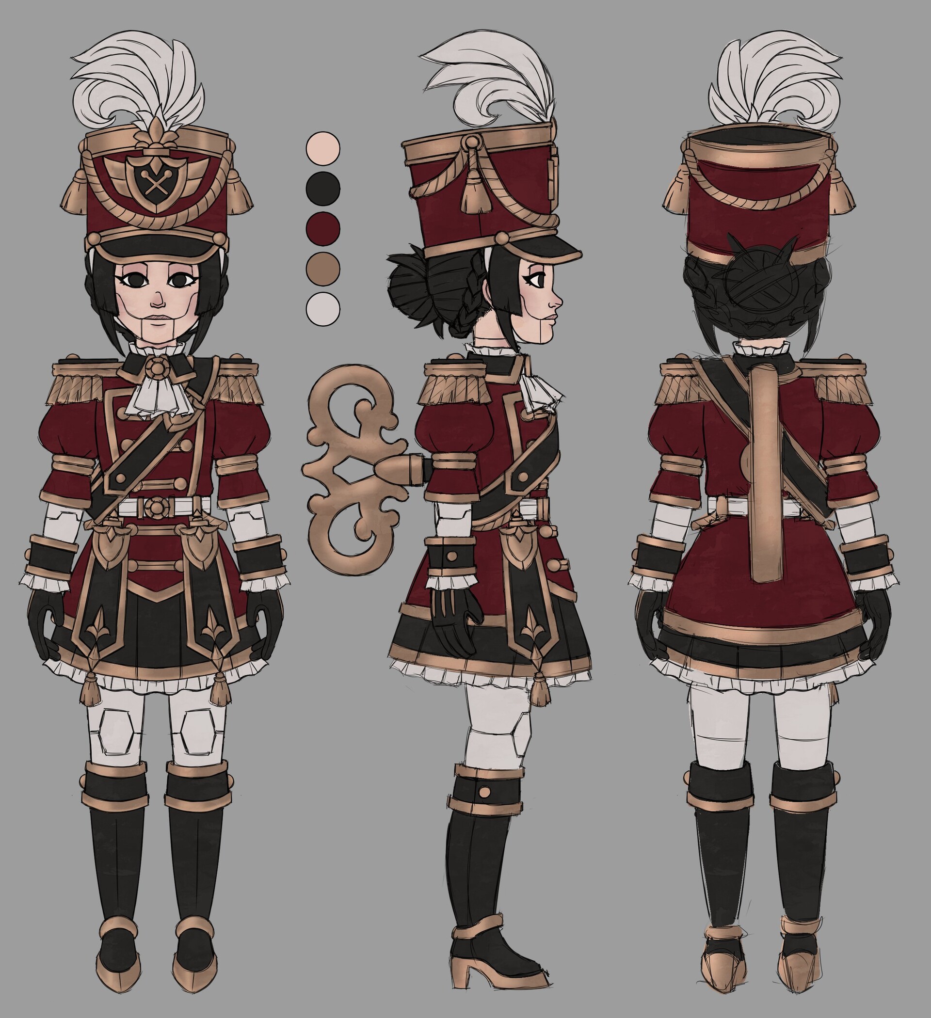 ArtStation - Melody Character Sheet 2