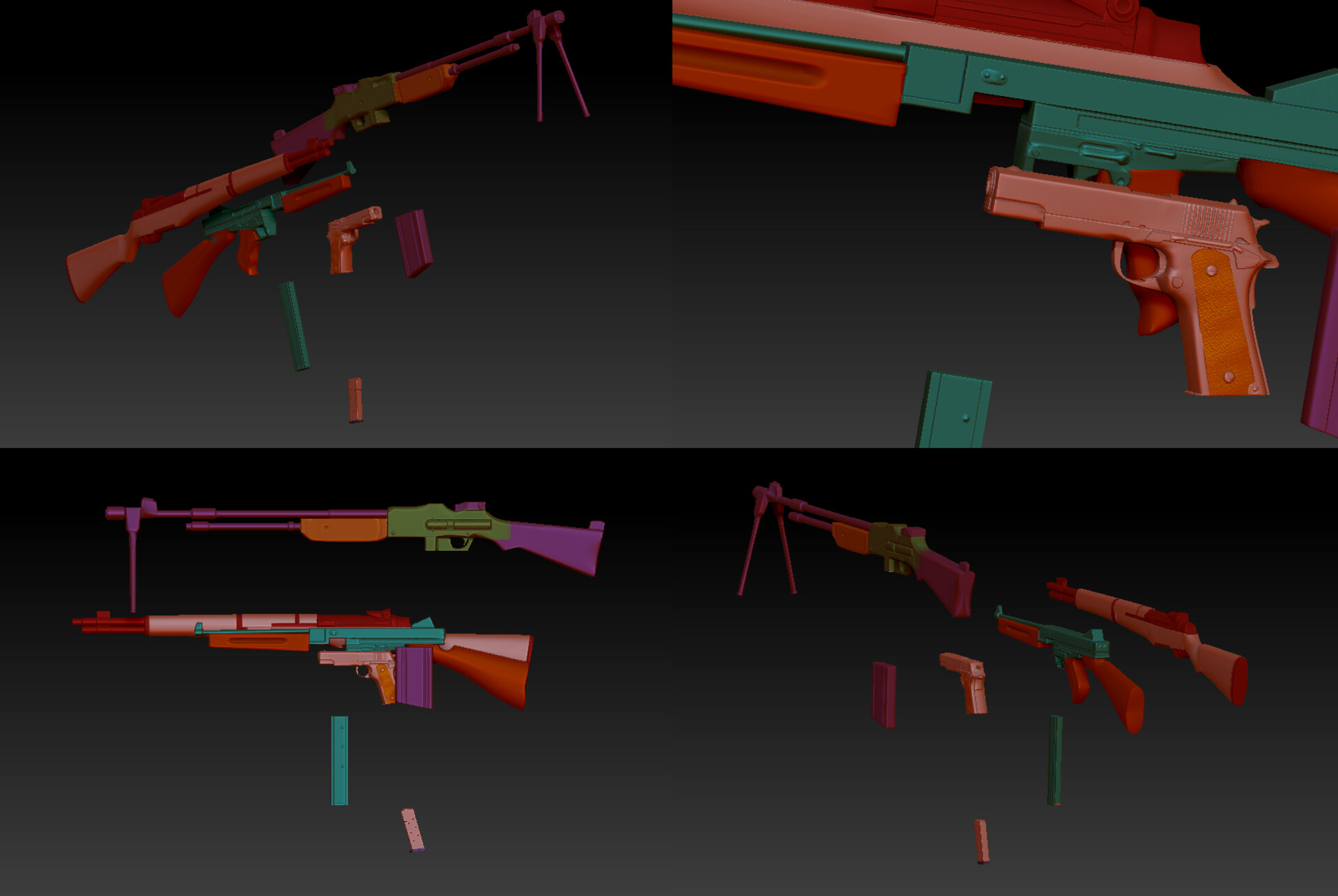 Seohyeon Hwang - US weapon pack for Mobile RTT game