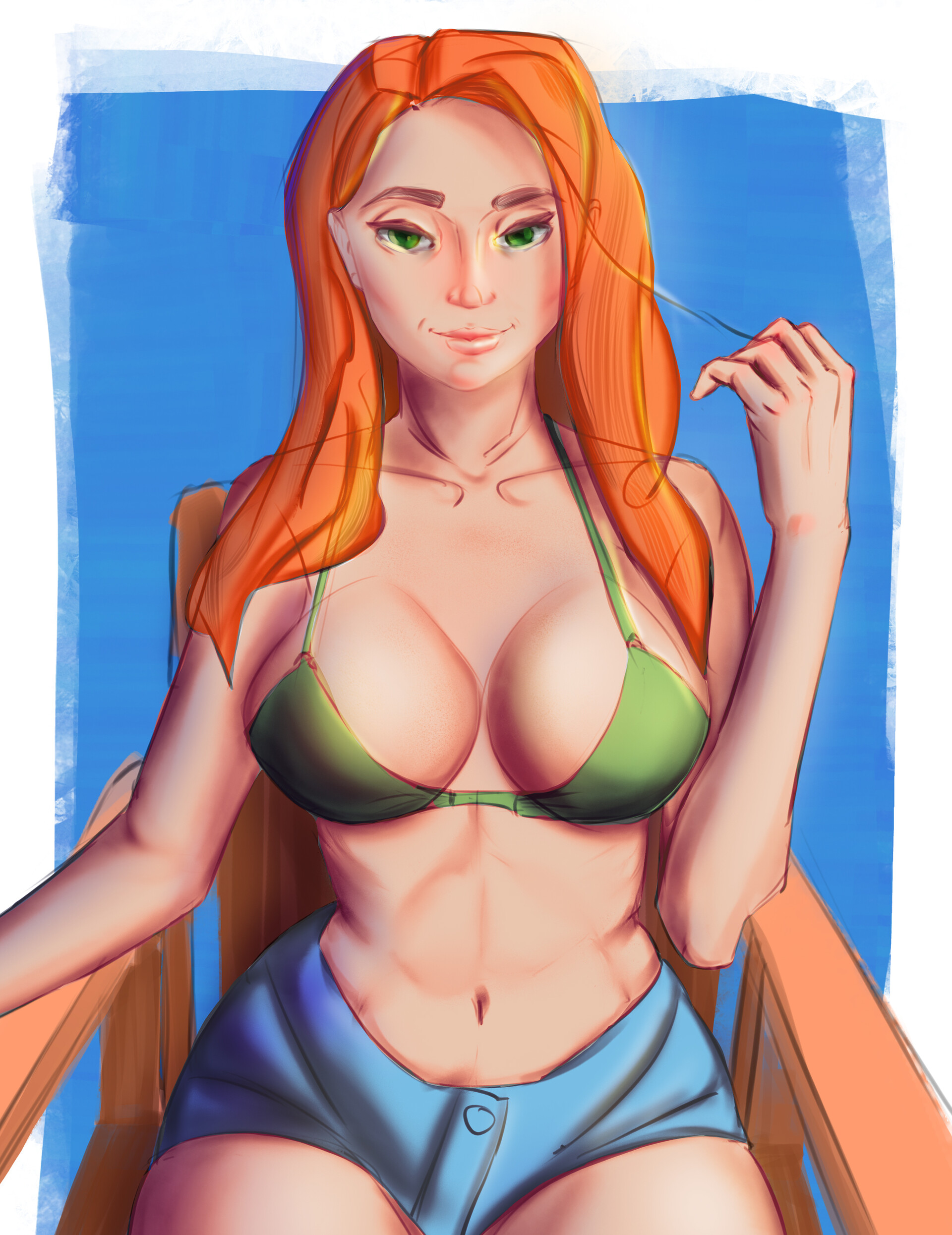 ArtStation - Summer girl