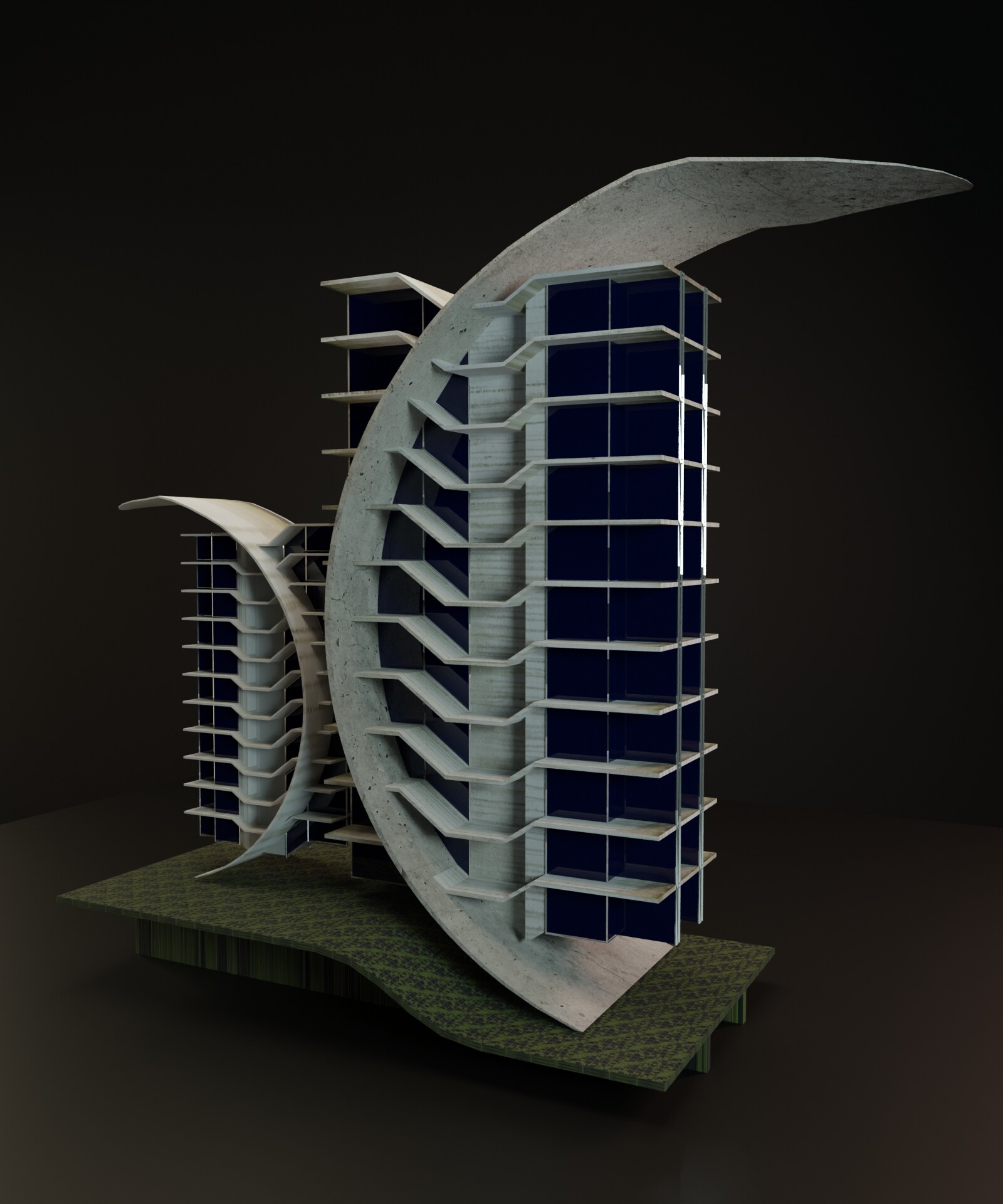 ArtStation - Futuristic Building