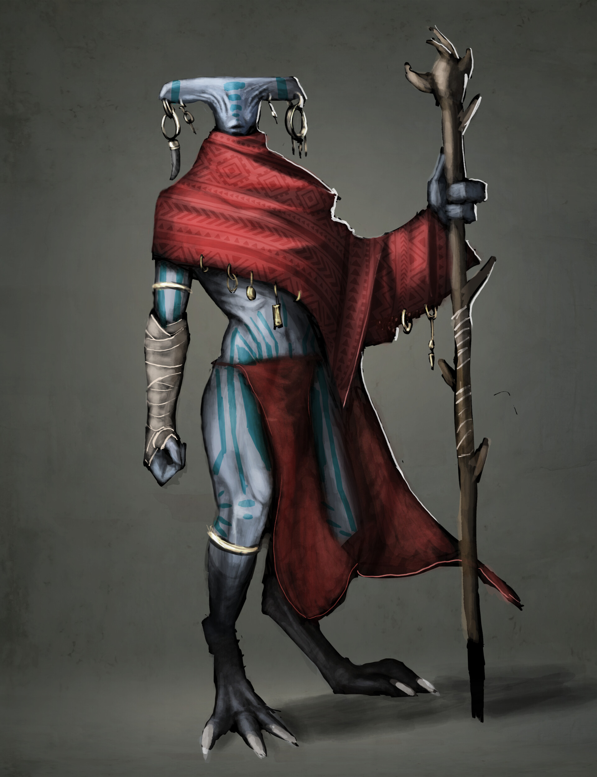 ArtStation - Alien Tribe Chief