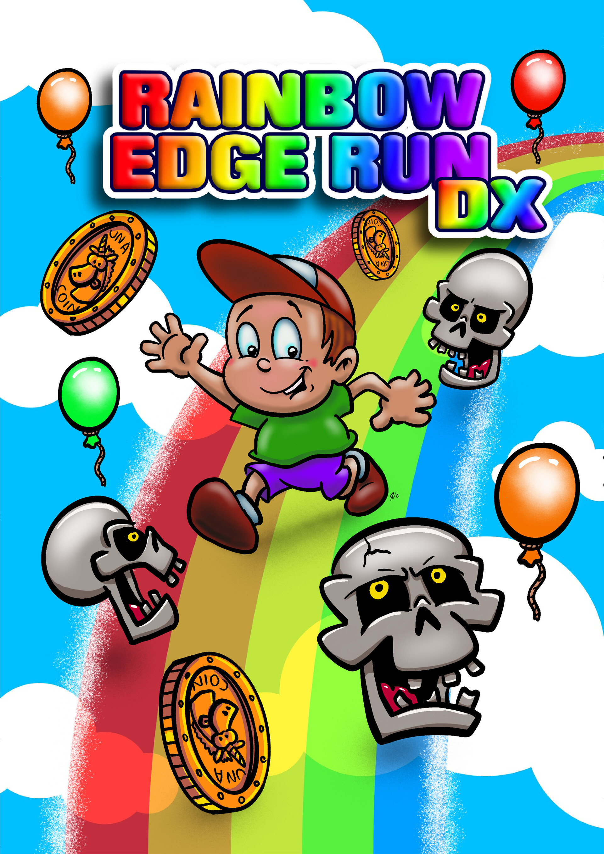 ArtStation - Rainbow Edge Run DX - Cover art
