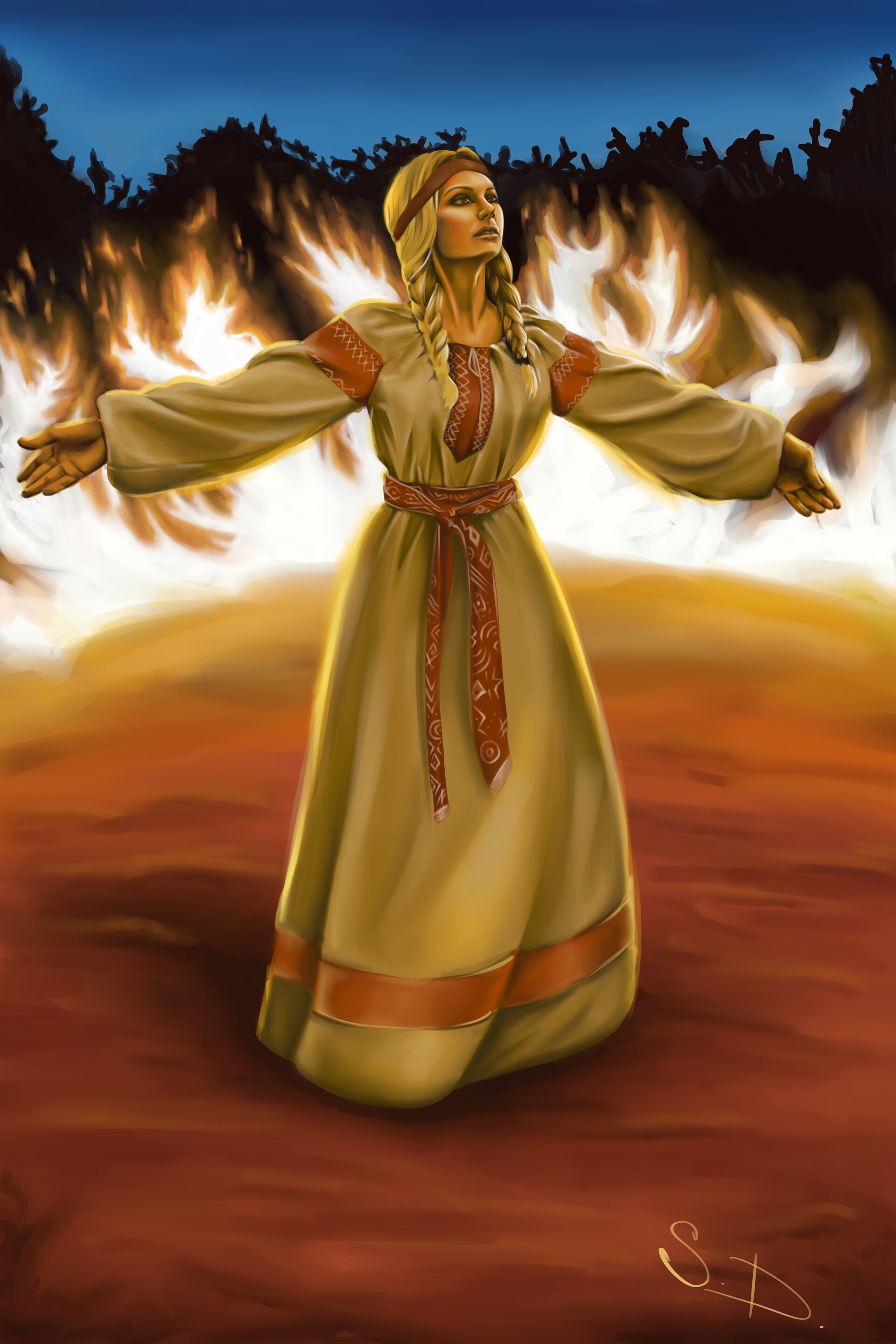 ArtStation - Slavic girl