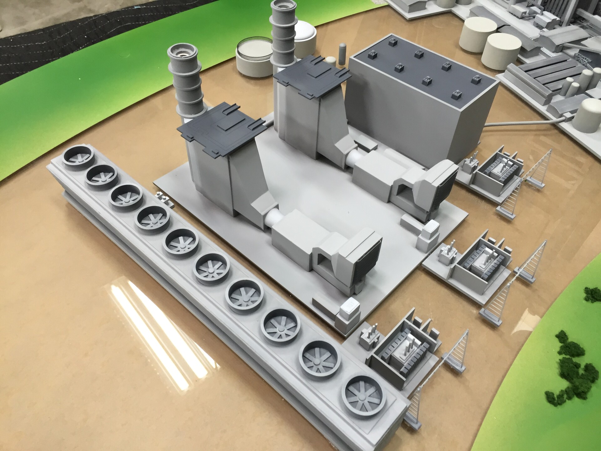 Nuclear Power Plant Paper Model