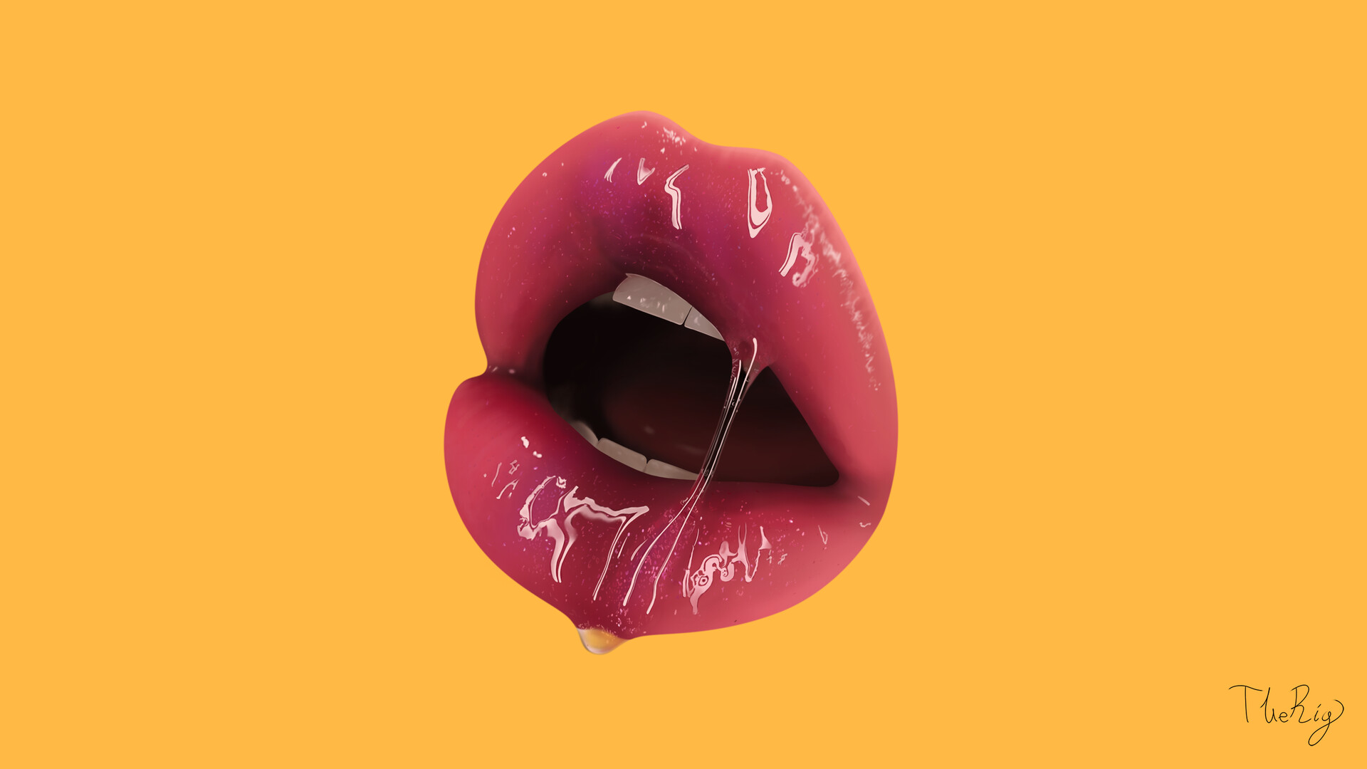 ArtStation - Lips Collection Pink