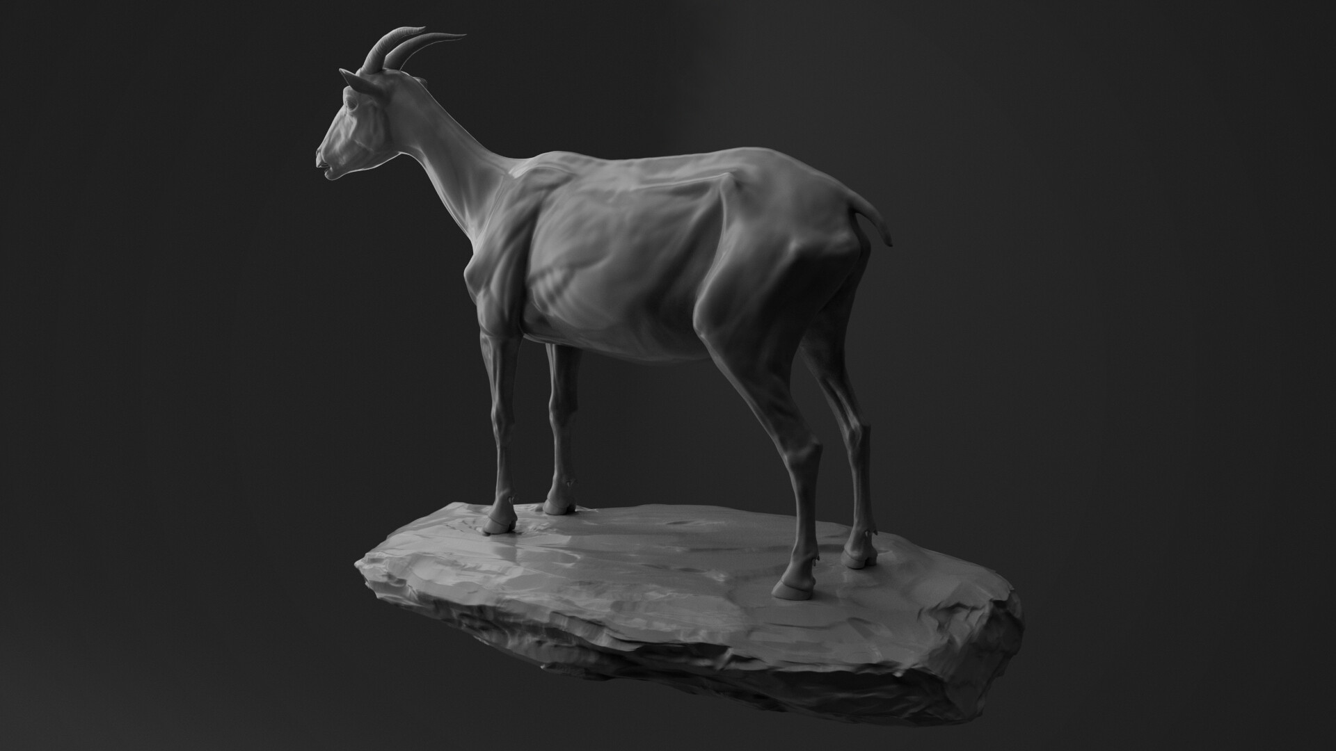 Marc-André Thivierge - Goat sculpt