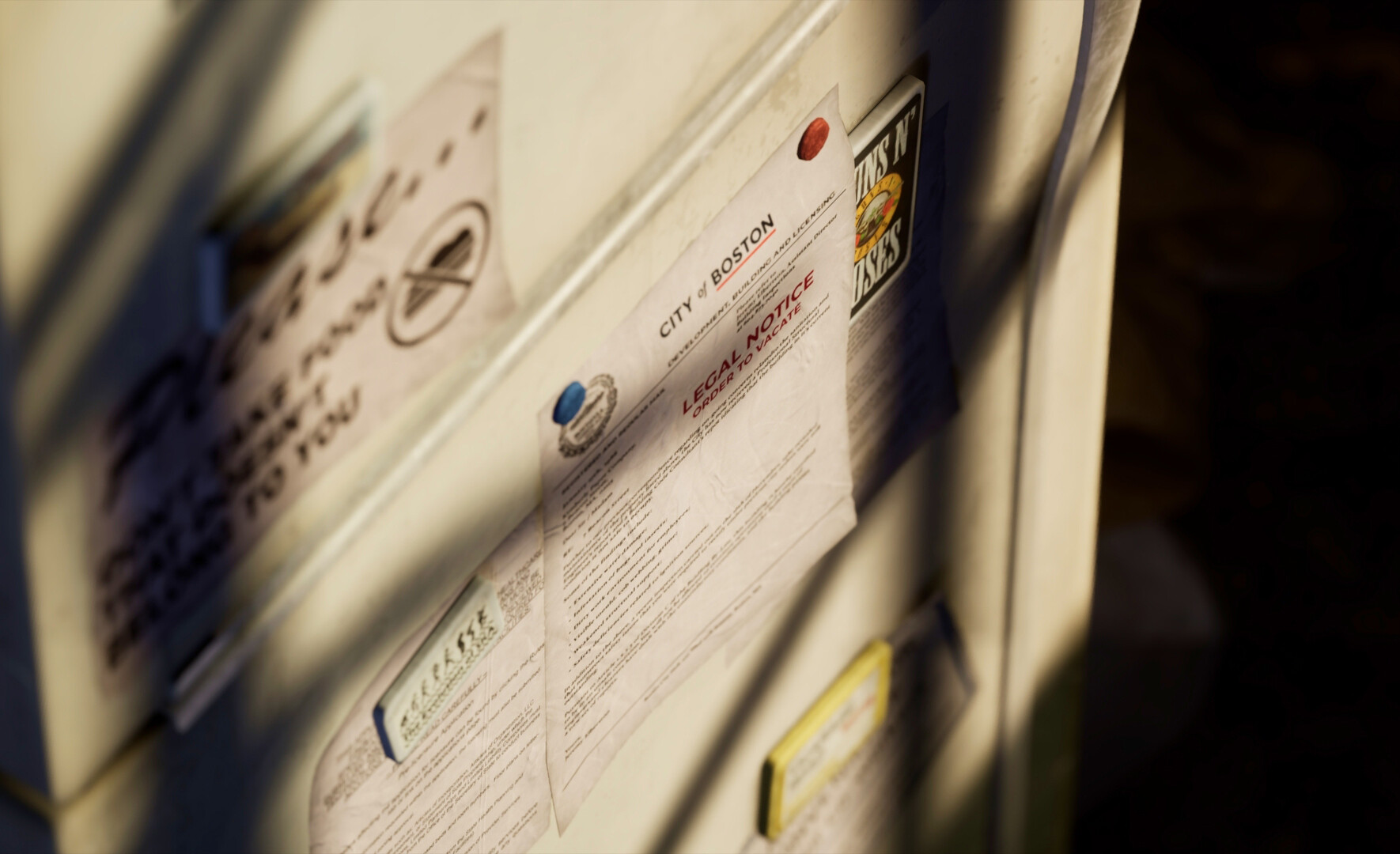 ArtStation - Prop Lighting challenge (scary fridge :D)