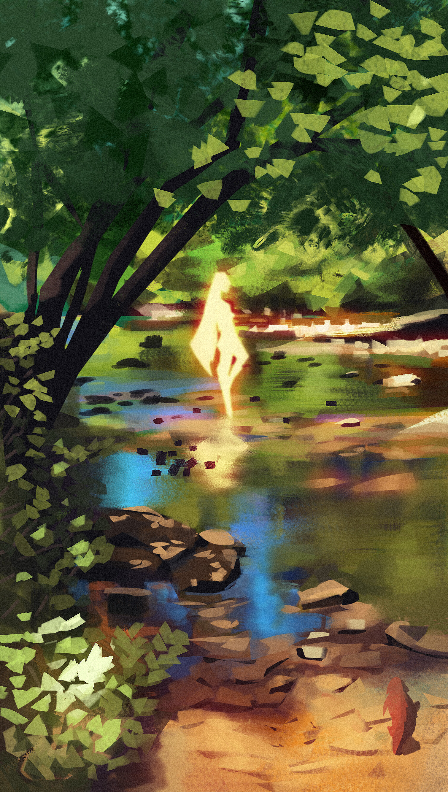 Magical Forest Fairies Drawing