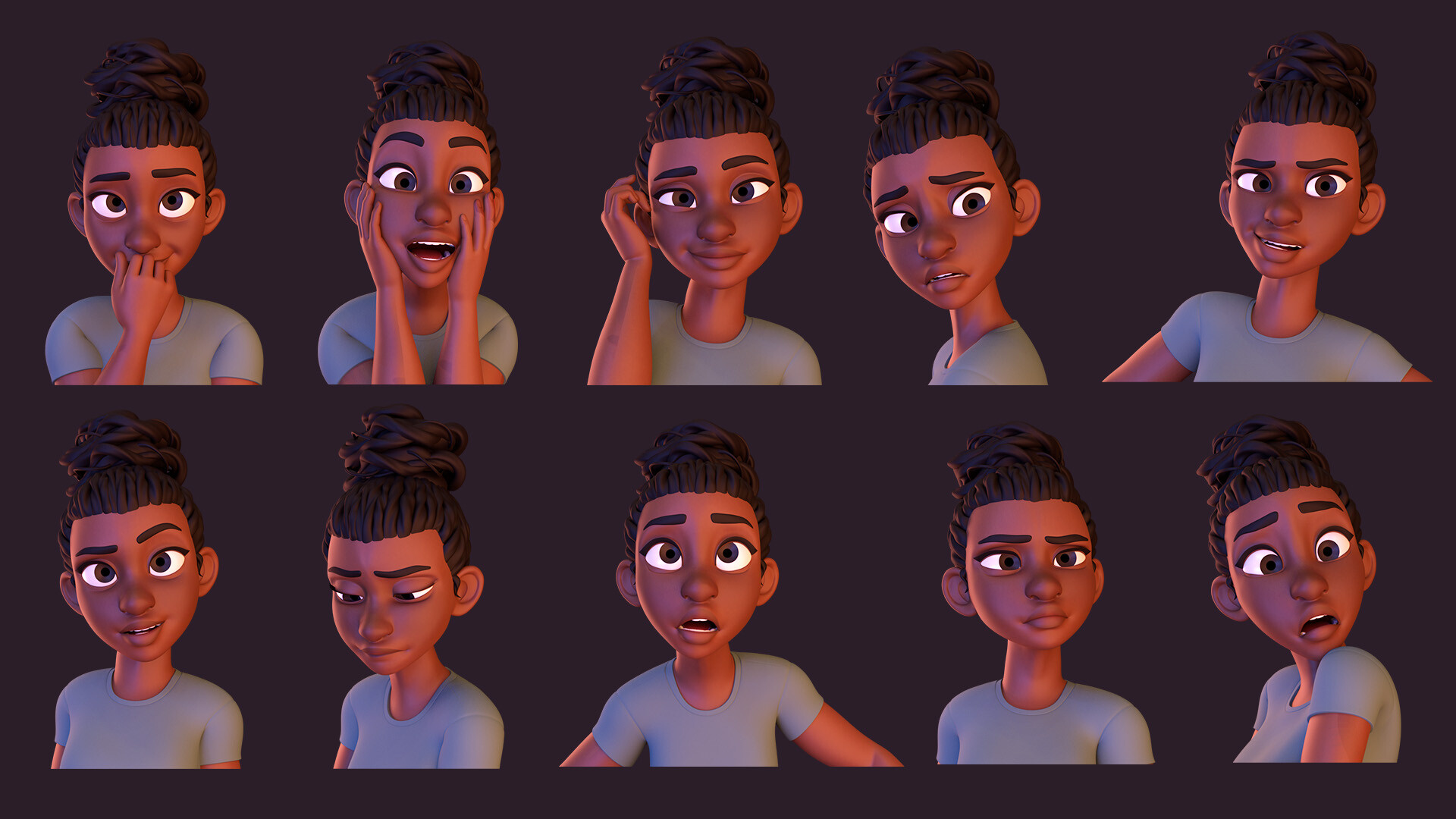 ArtStation - FACIAL EXPRESSIONS AND HANDS POSING