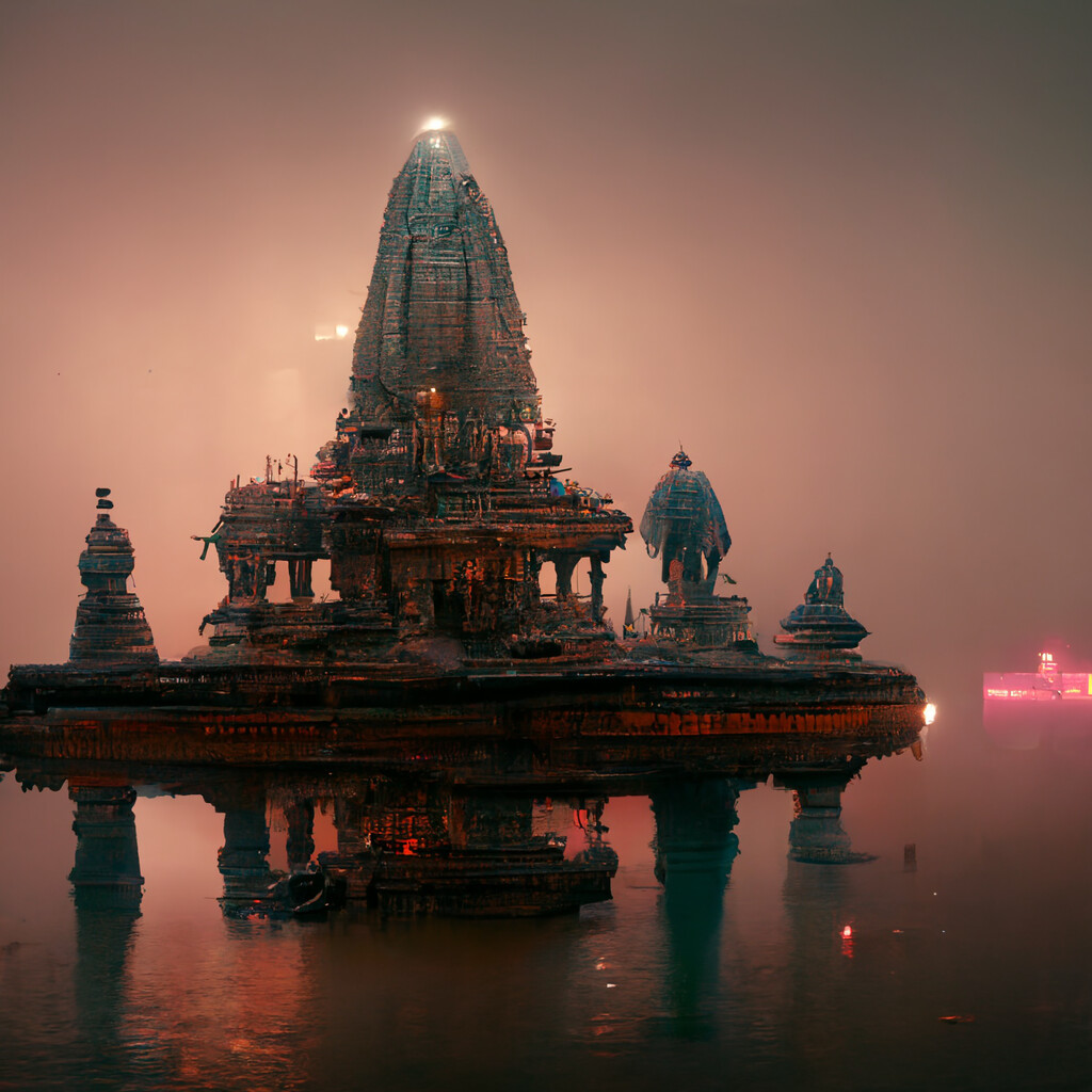 ArtStation - cyberpunk varanasi