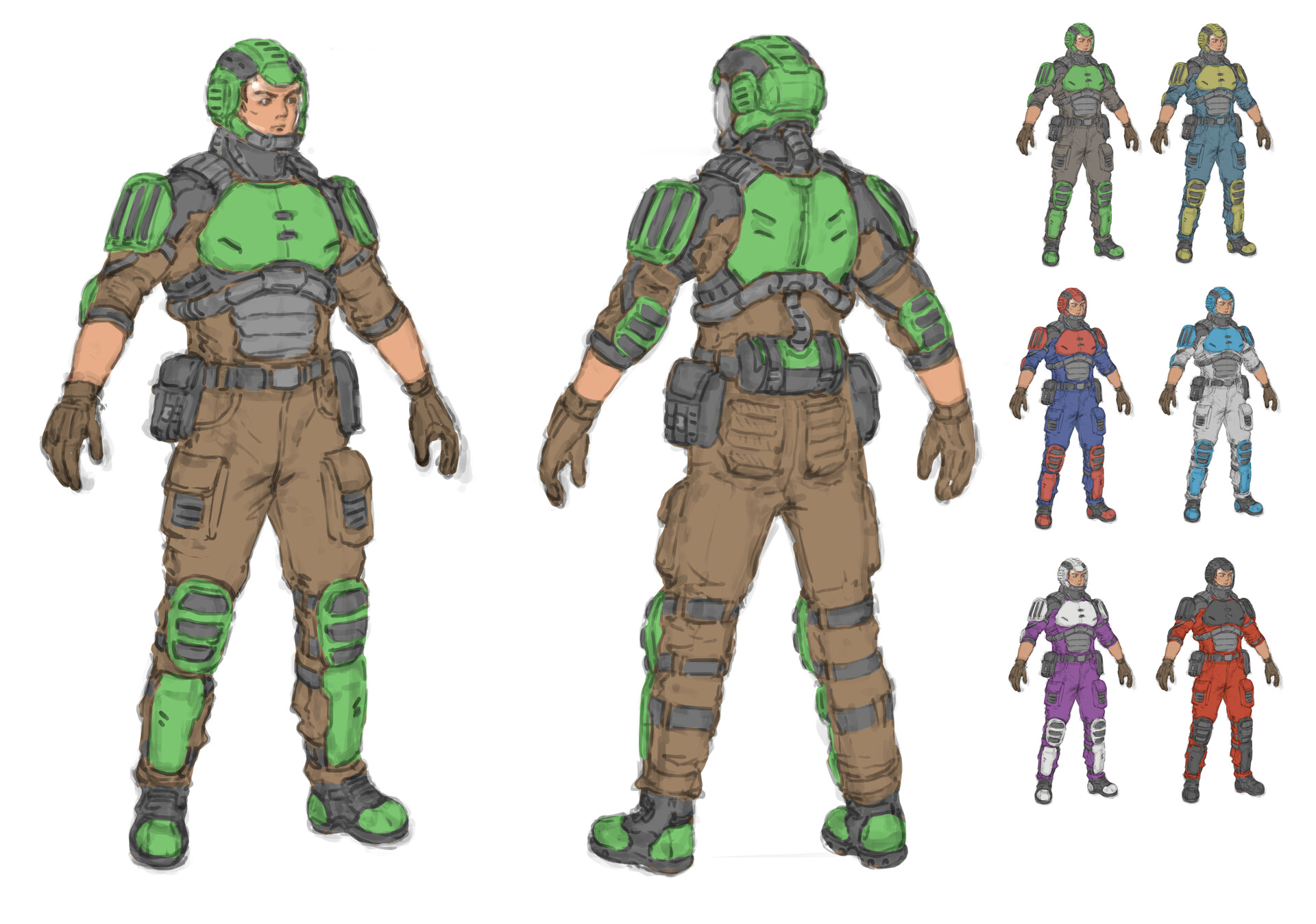 ArtStation - FPS Game Armor Design