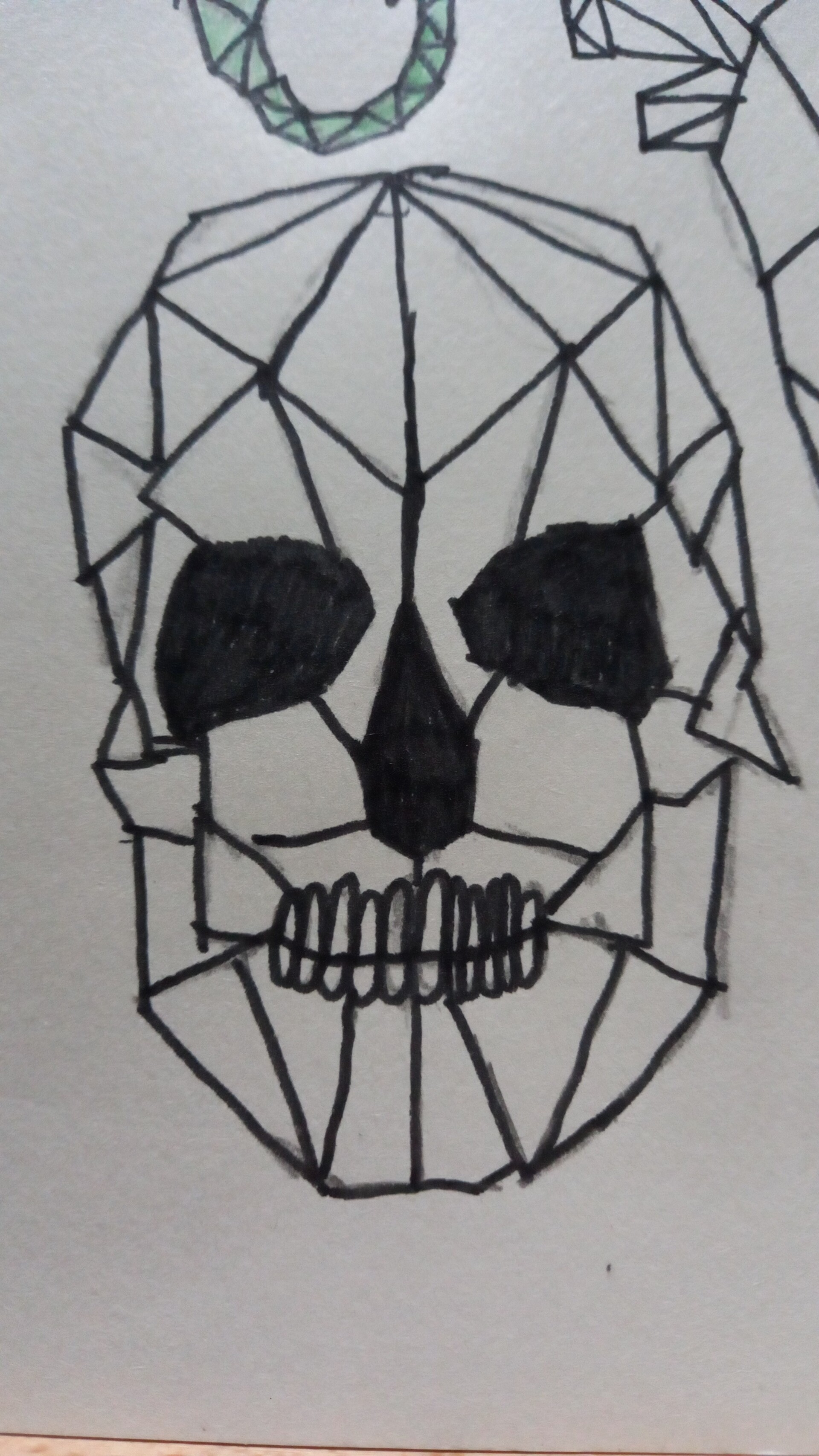 ArtStation - skull triangle art