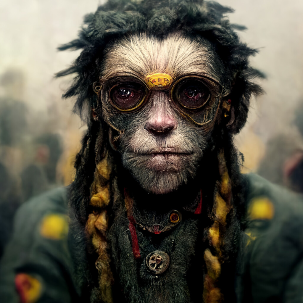 ArtStation - Dieselpunk monkey