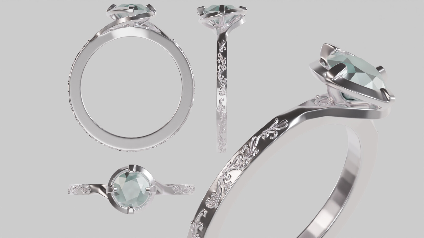 ArtStation - Engament ring