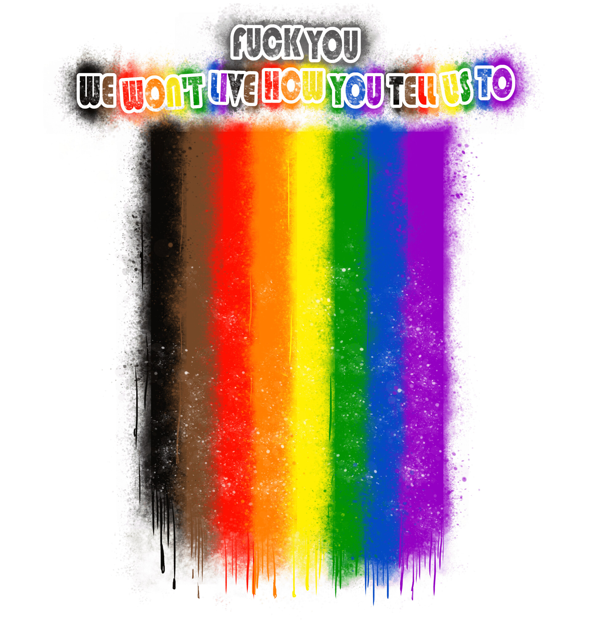 ArtStation - Pride Flag Stamp