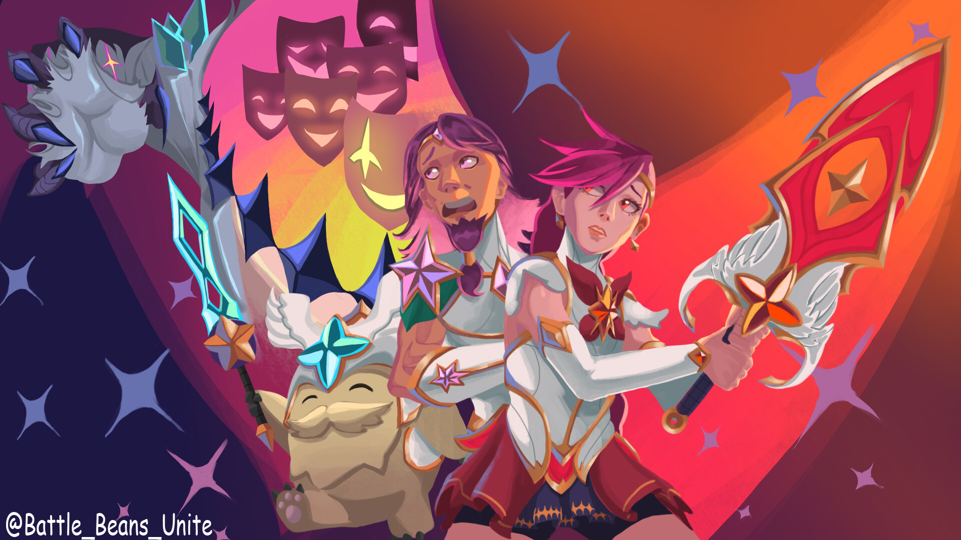 ArtStation - LOR COMPETITION STAR GUARDIAN DRAWING