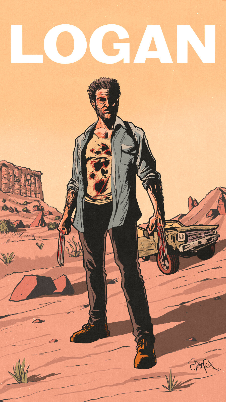 Gabriel Barrientos - Logan, the old man.