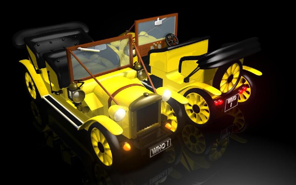 Ric Lumb - Bessie 3D - Doctor Who Fan Art