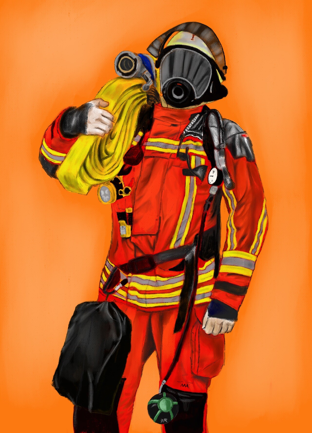 ArtStation - Firefighter
