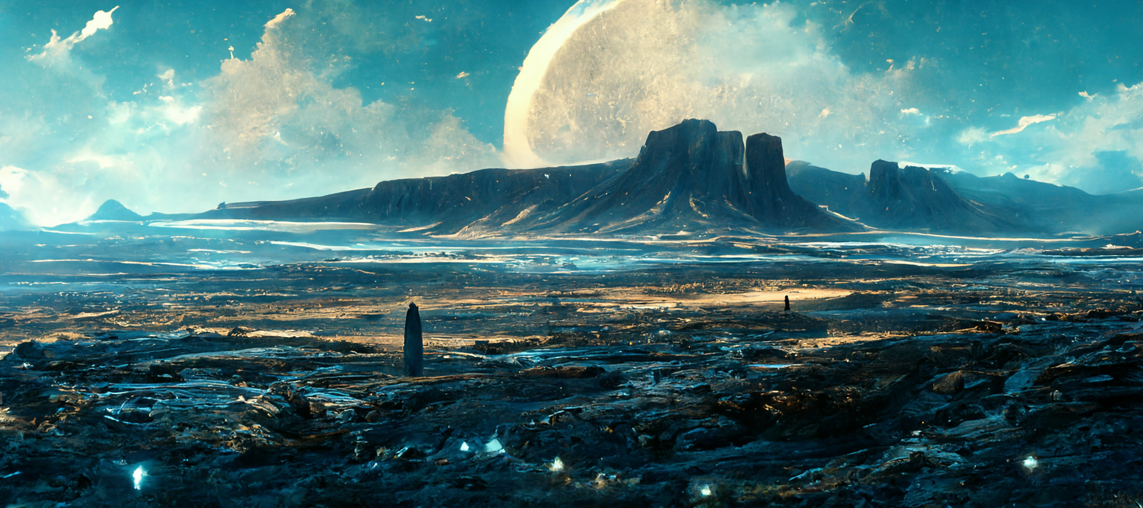 ZC - Midjourney AI Experiment - Moons