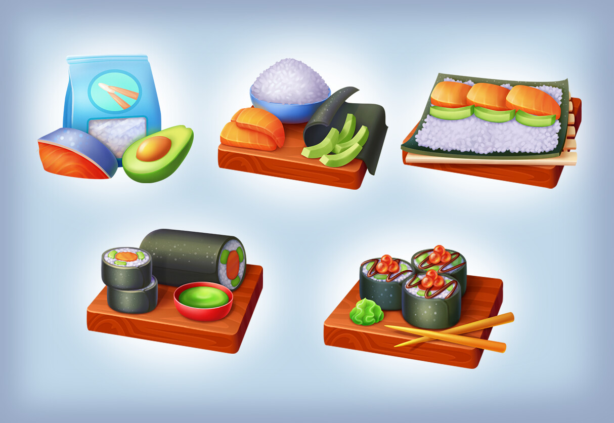 ArtStation - Stages of cooking