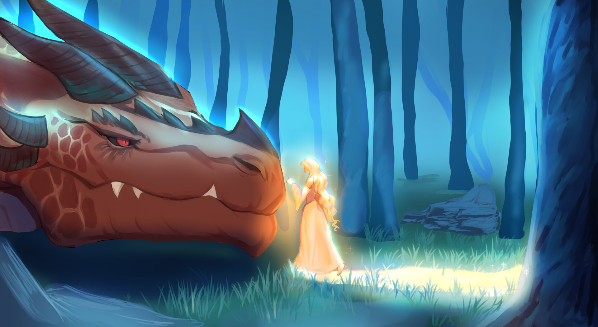 ArtStation - The Dragon & his Cursed Gold