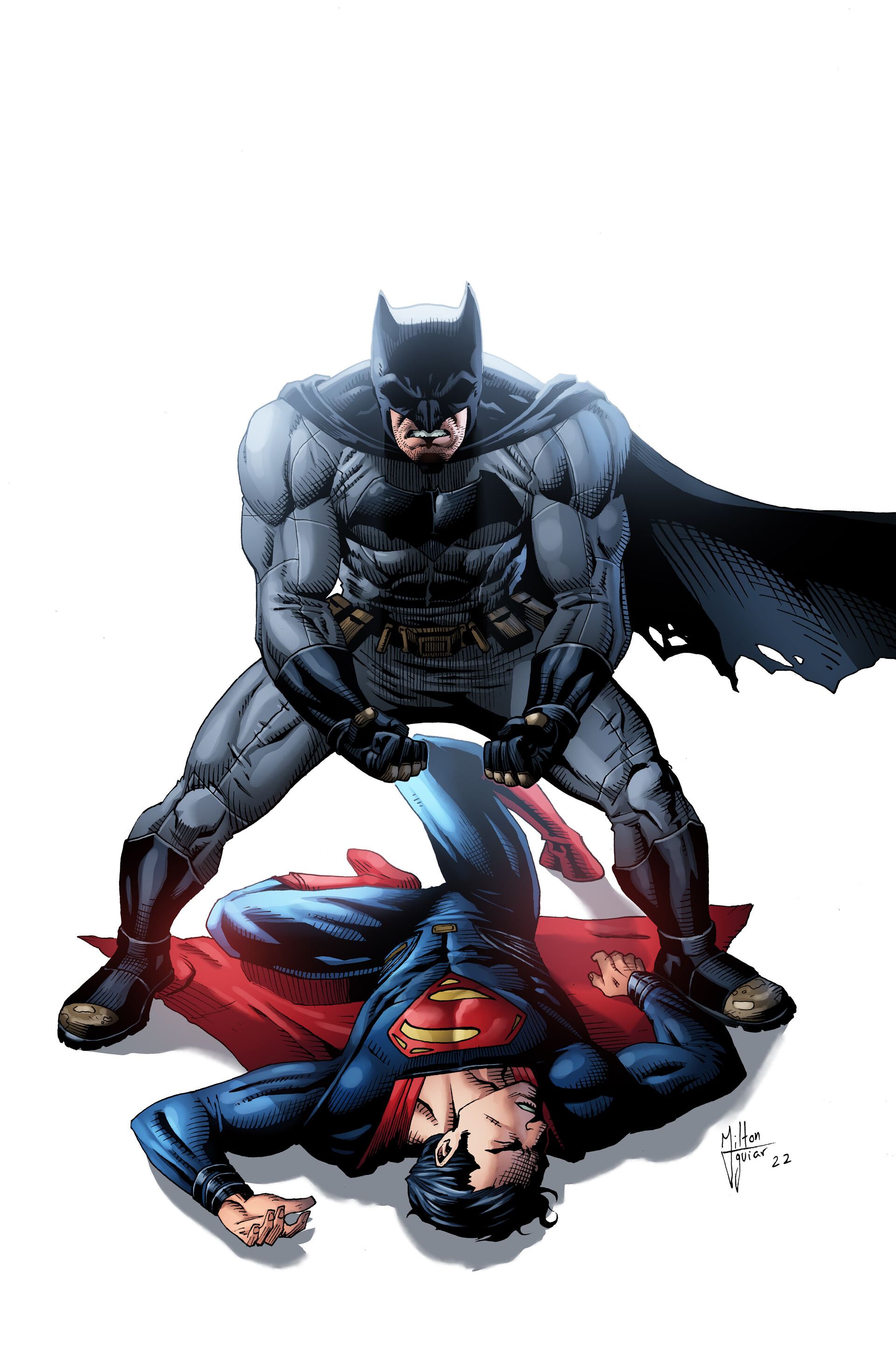 ArtStation - Batman v Superman (Masters of Anatomy contest)