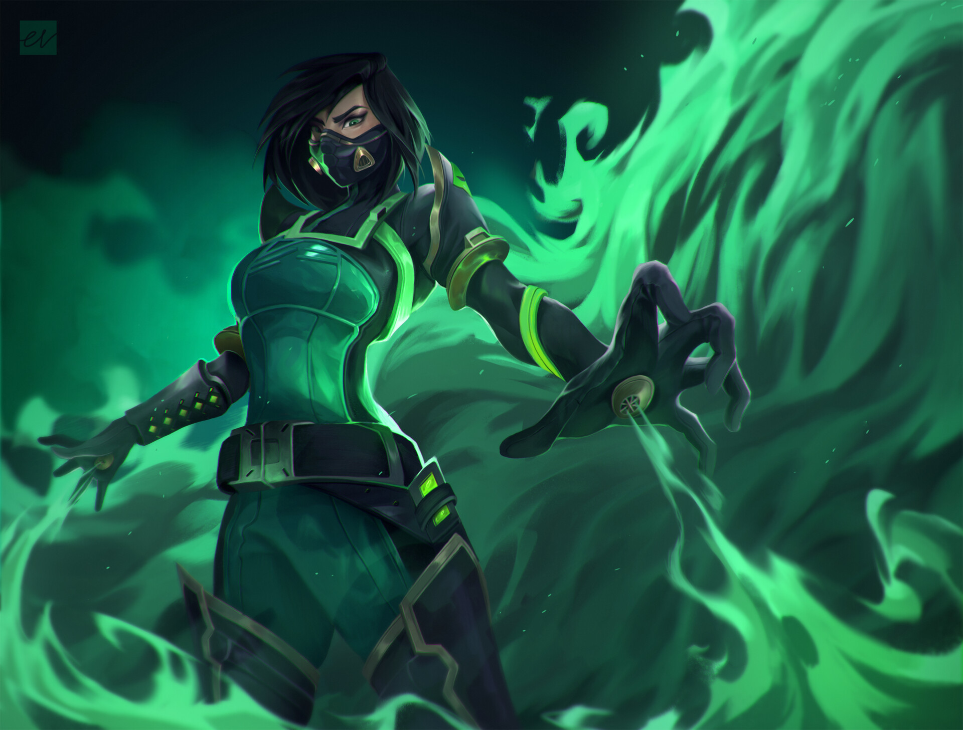 ArtStation - Viper from Valorant fanart