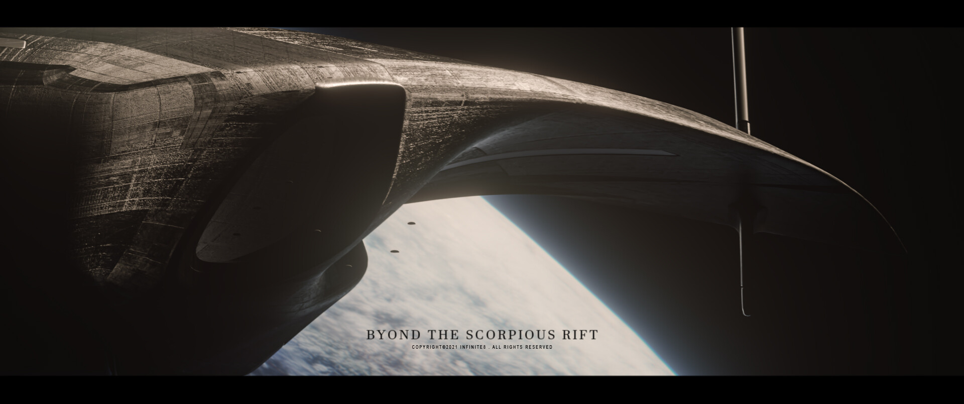 ArtStation - Beyond the rift , space vessel