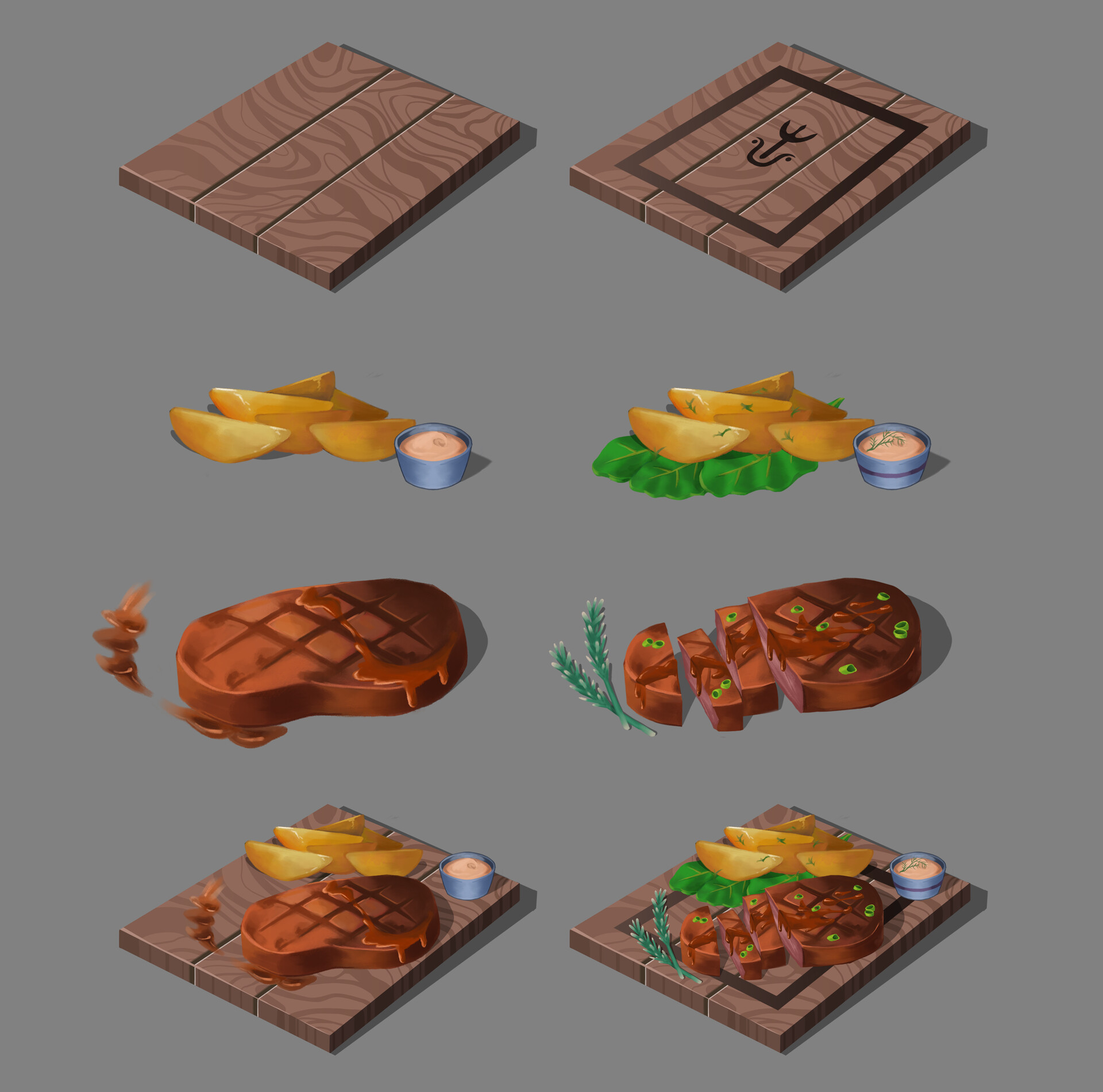 ArtStation - Casual food for cooking games