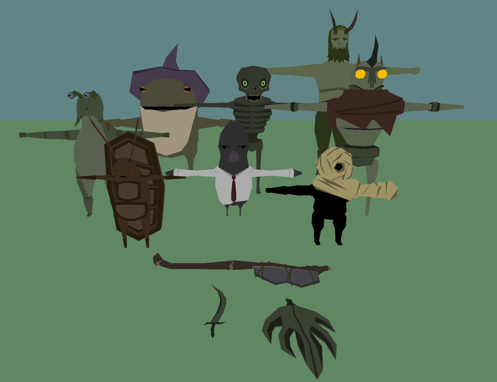 ArtStation - Stylized Low Poly Characters