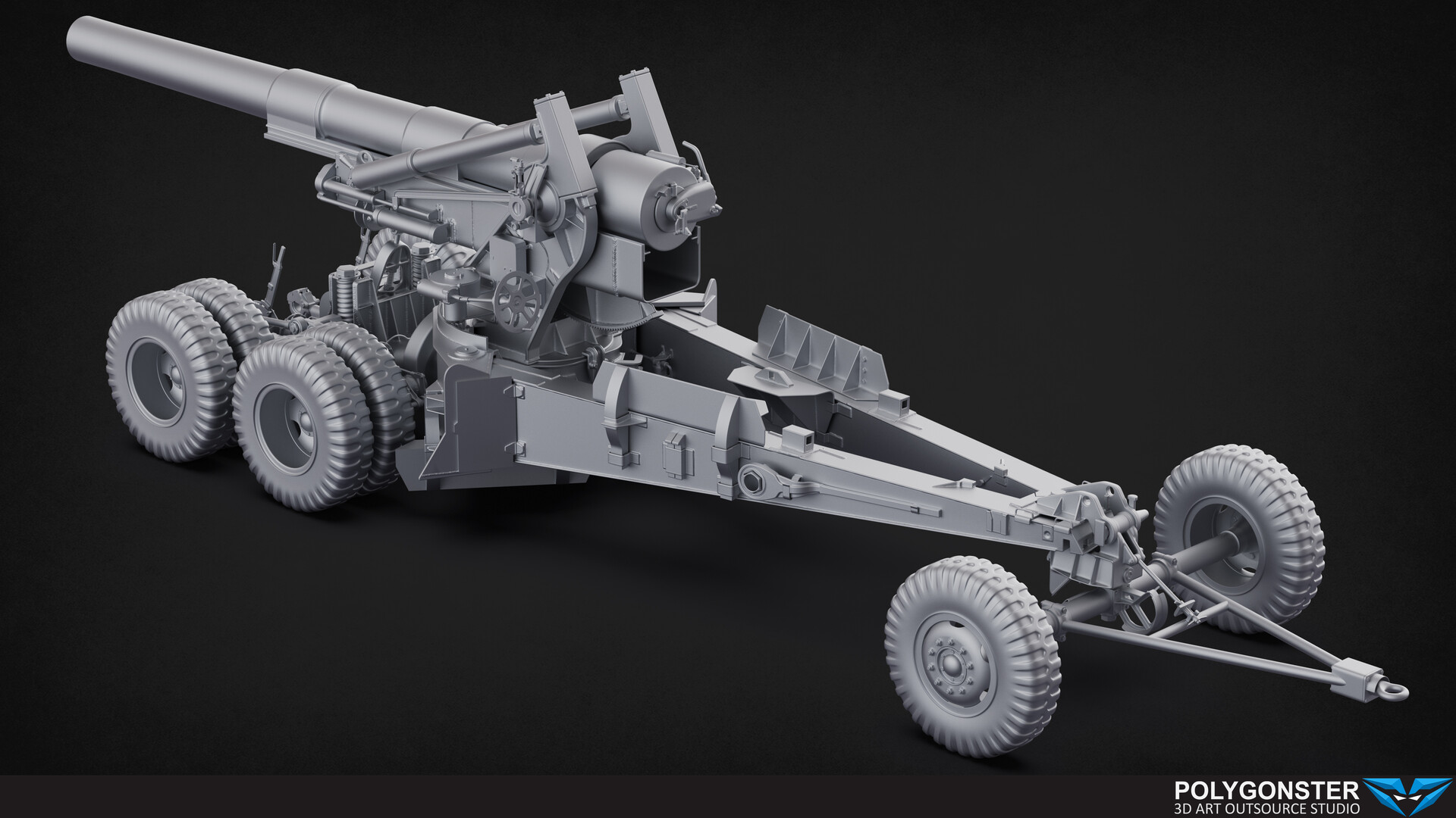 Polygonster Studio - M115 Howitzer