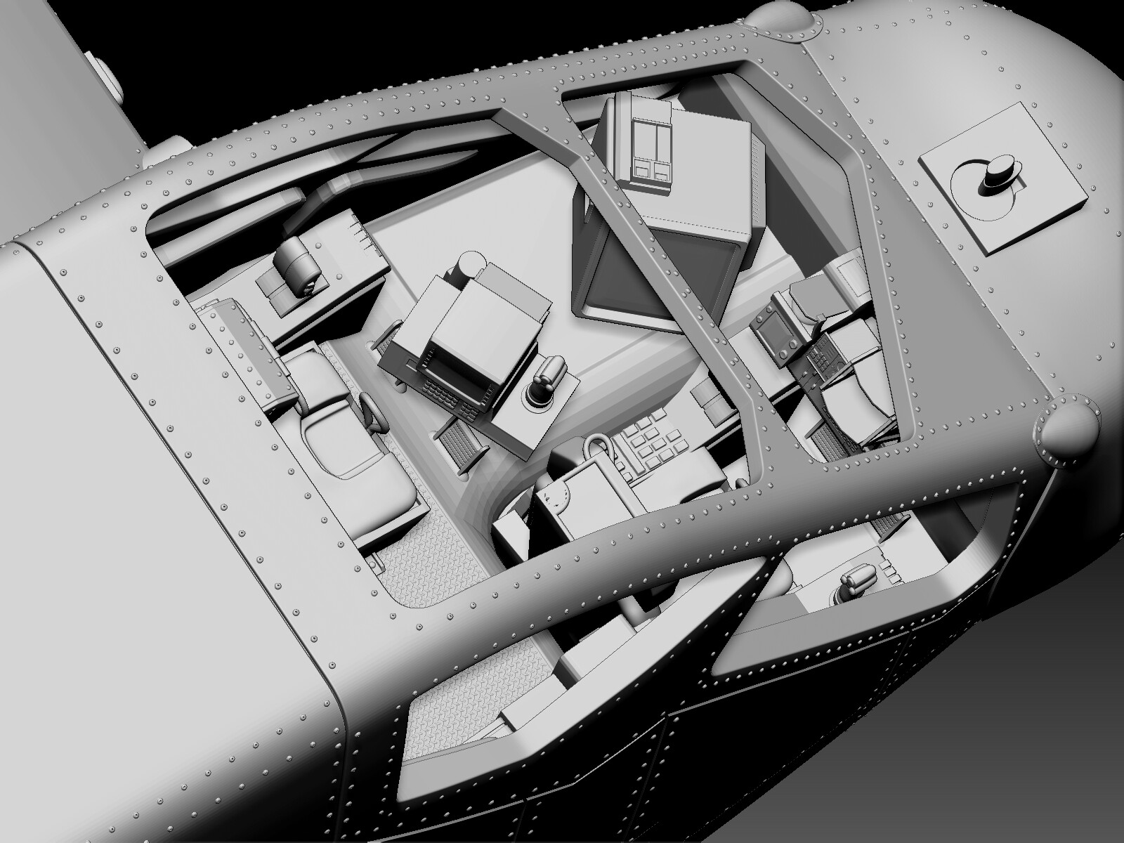 Ayax Vizioli - "UD-4 'Cheyenne' Dropship" from Aliens movie