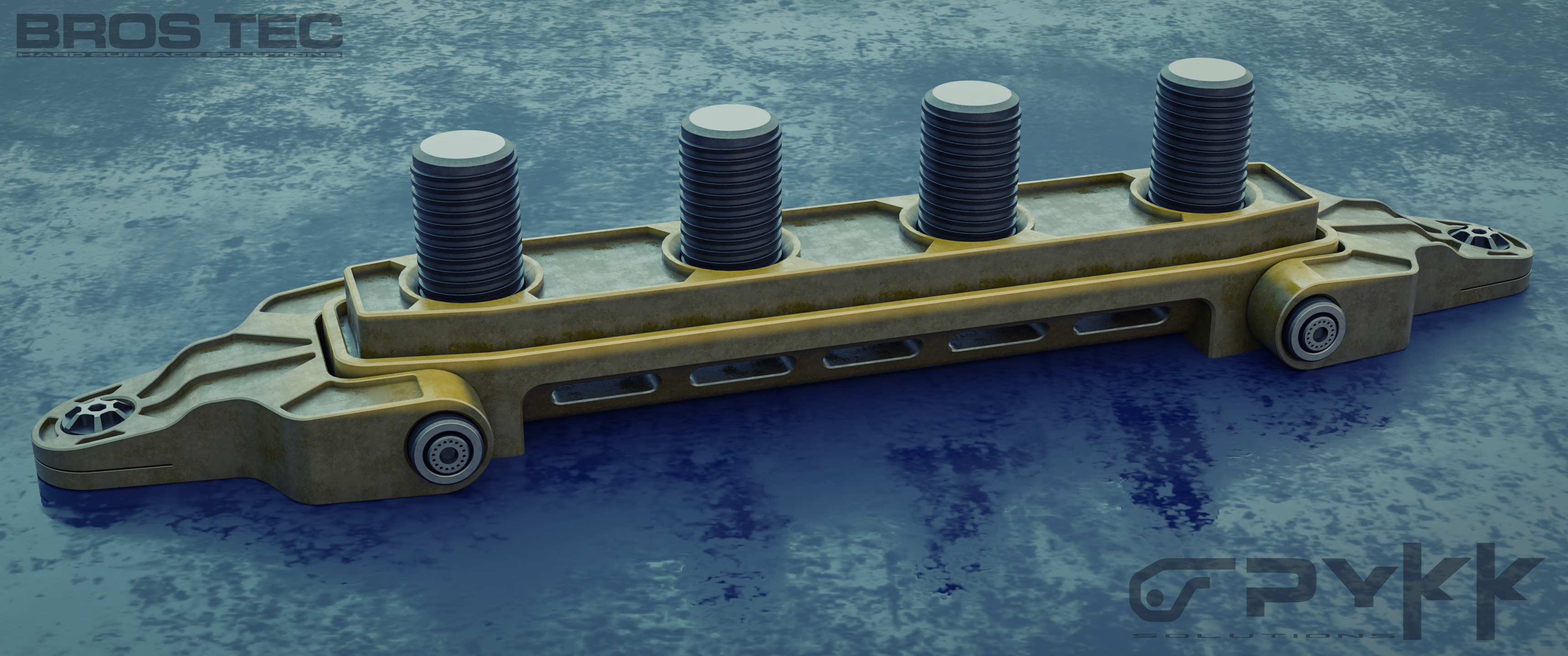 Ponte Ryuurui - Hard Surface Study V.5