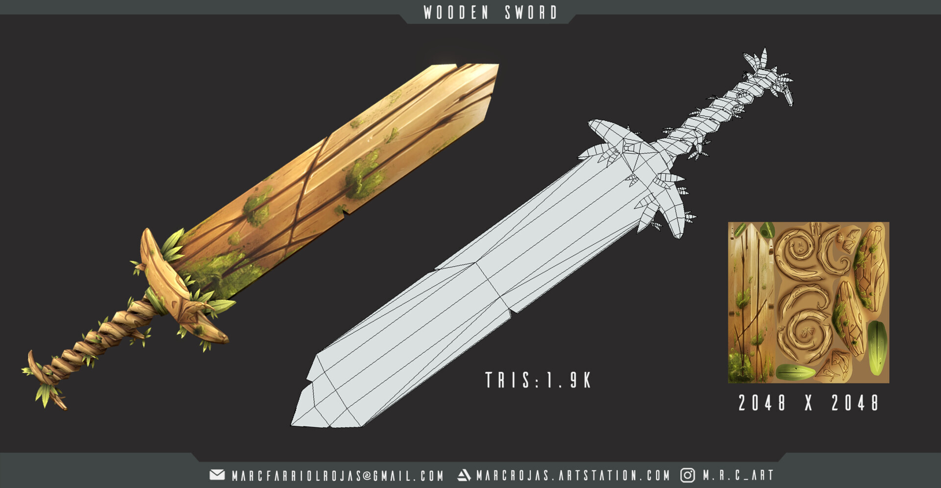 Marc Rojas - Low poly Weapons and tools