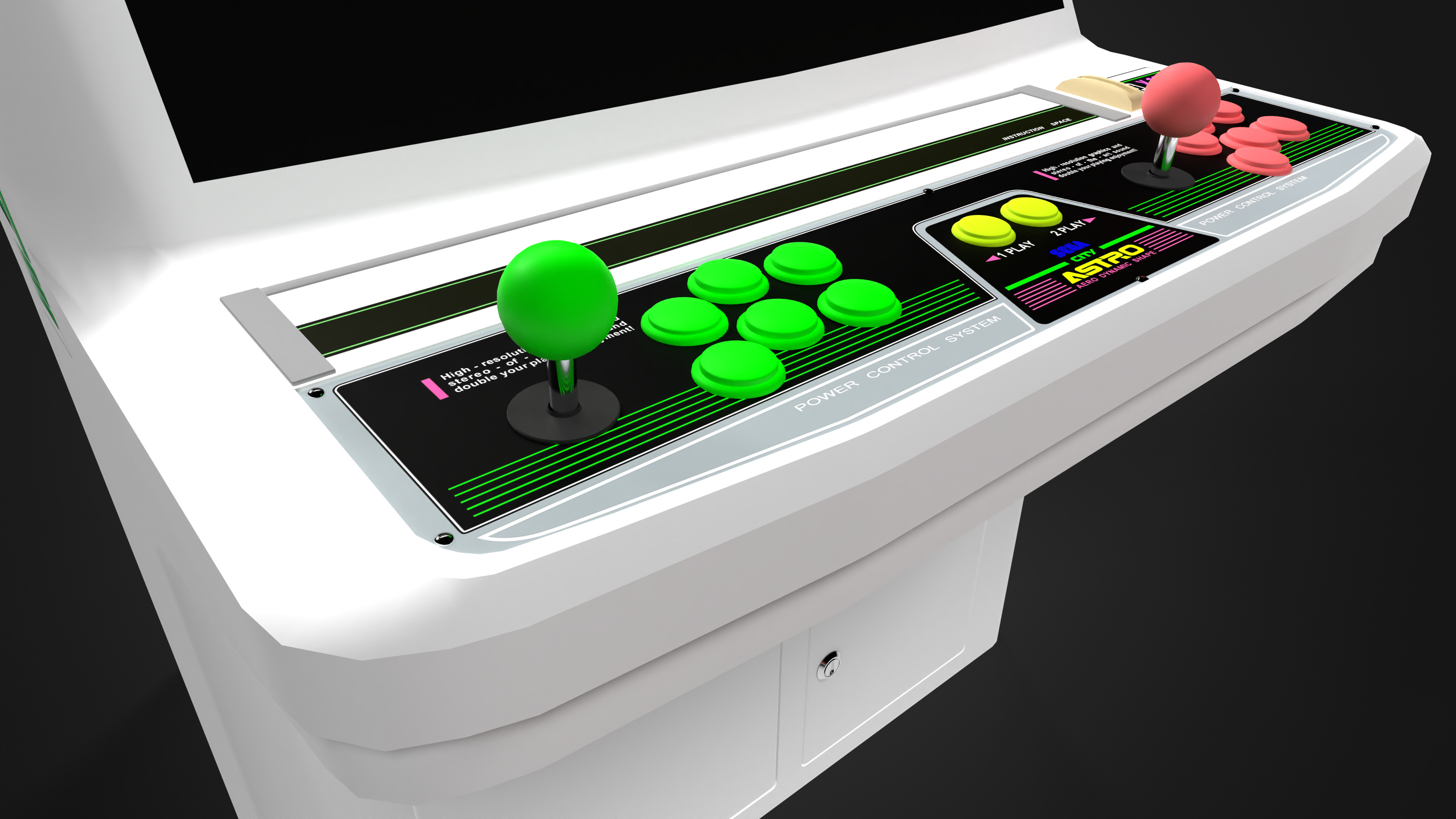 Brendan Jackson - Sega Astro City Arcade Cabinet + Stools