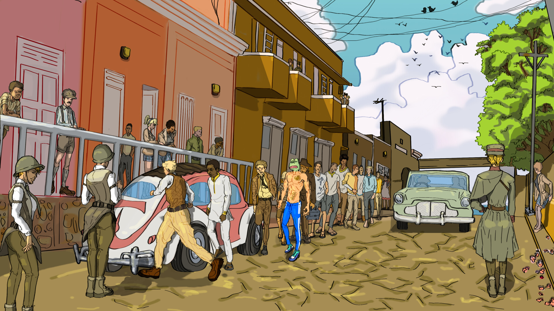 ArtStation - Vintage street