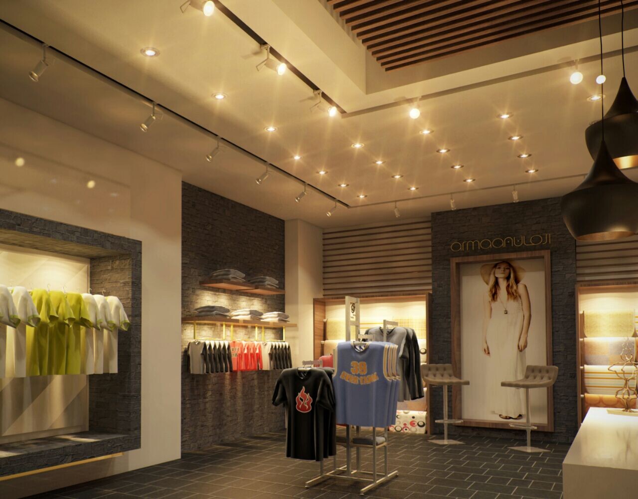 ArtStation - Shop Design In Masqat