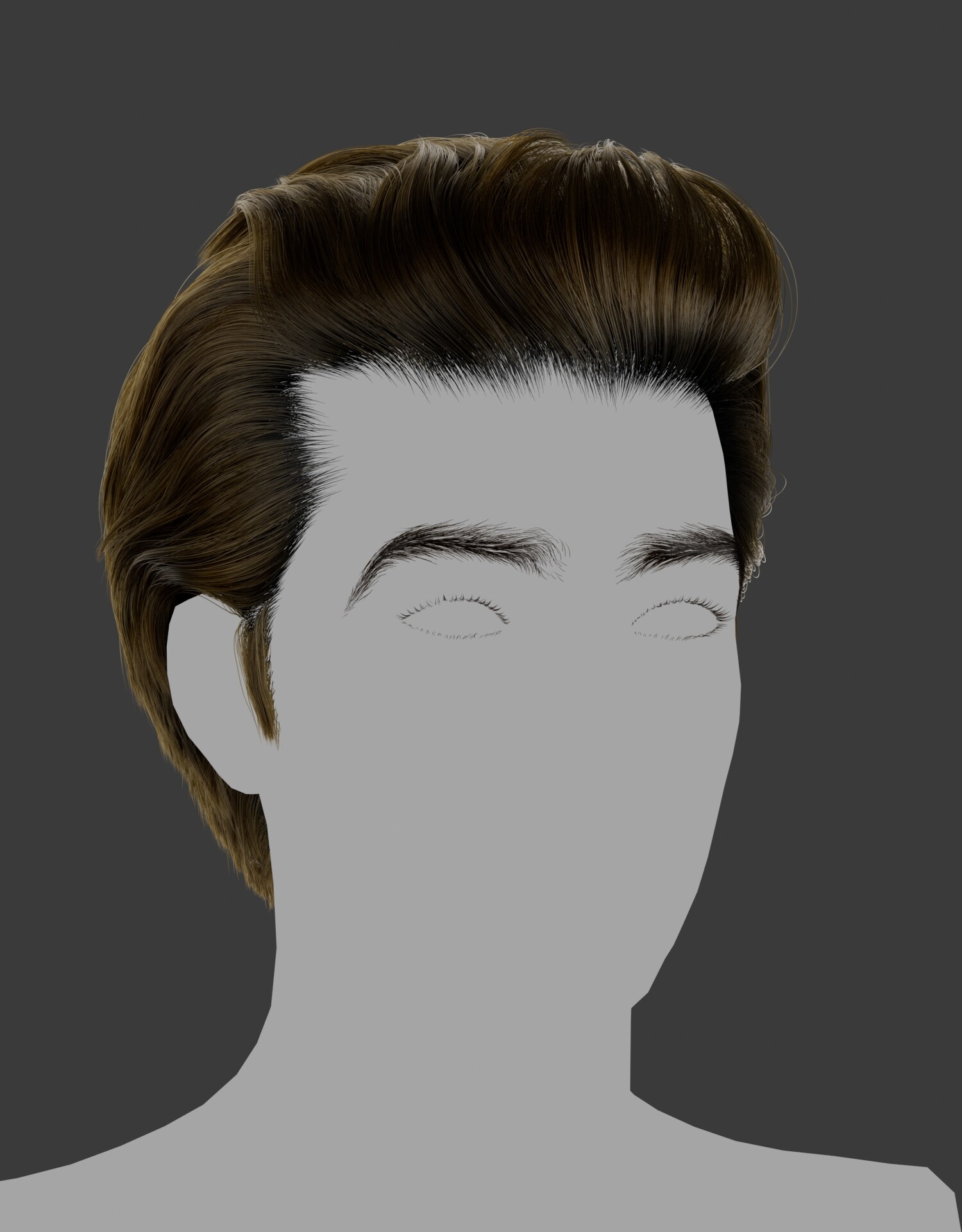 ArtStation - X-Gen Hair Practice Male Hair