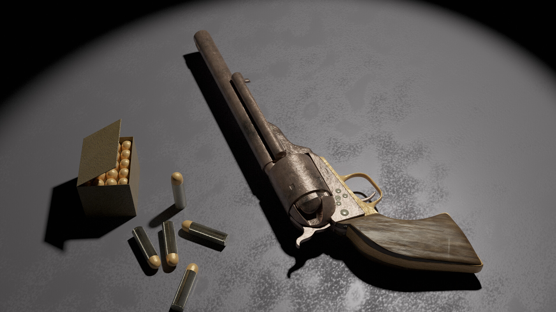 ArtStation - Revolver Colt Open Top 1872