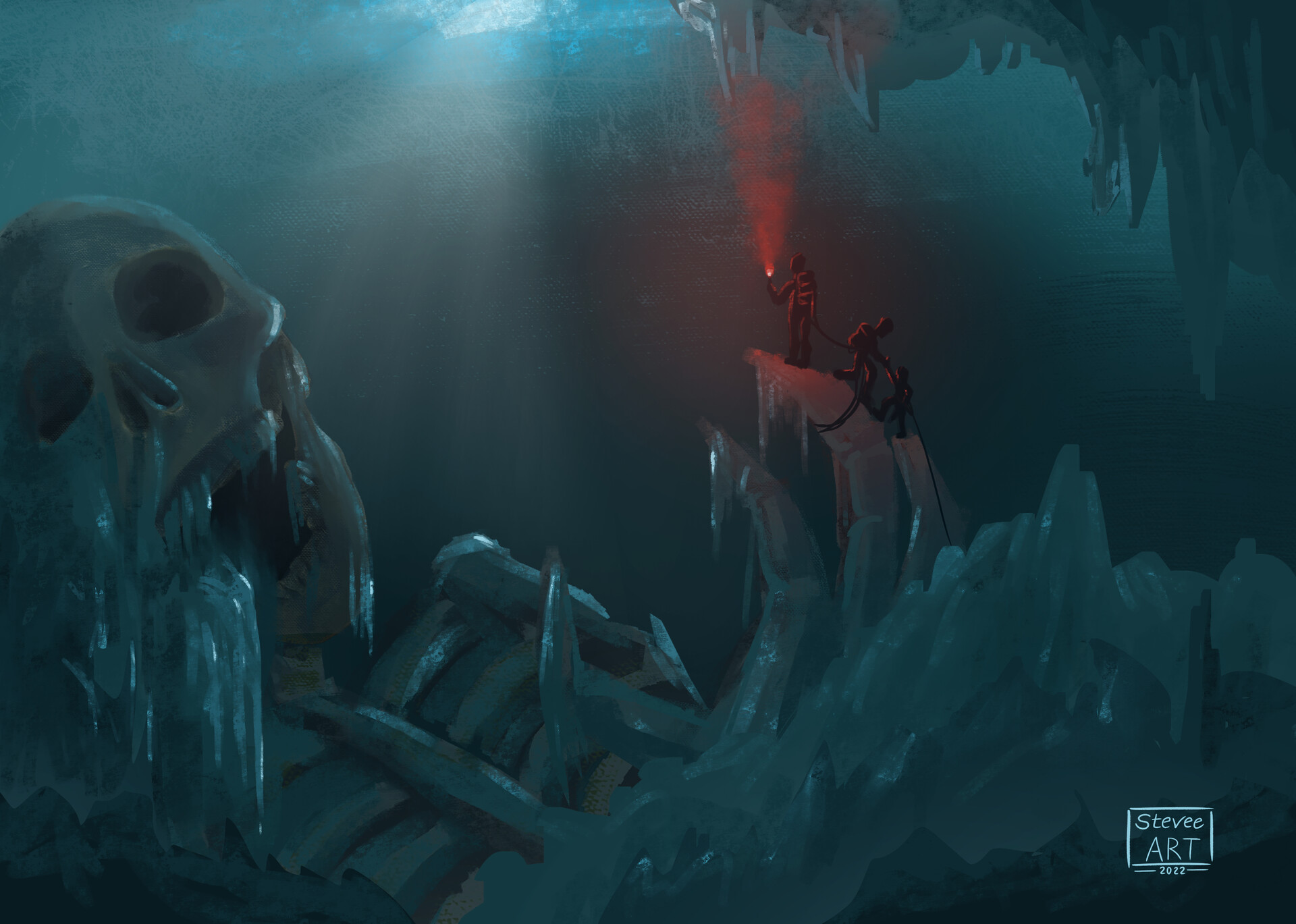 ArtStation - Titans under the ice