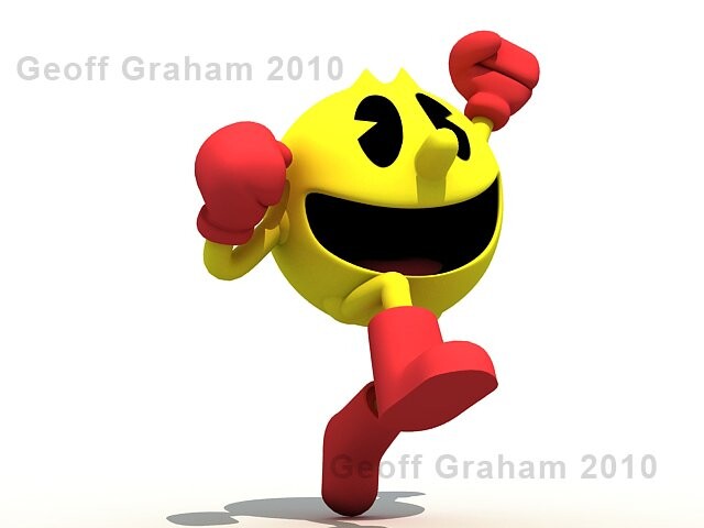 Geoff Graham - Pac-Man Arcade 3D - and various arcade fan art (older work).