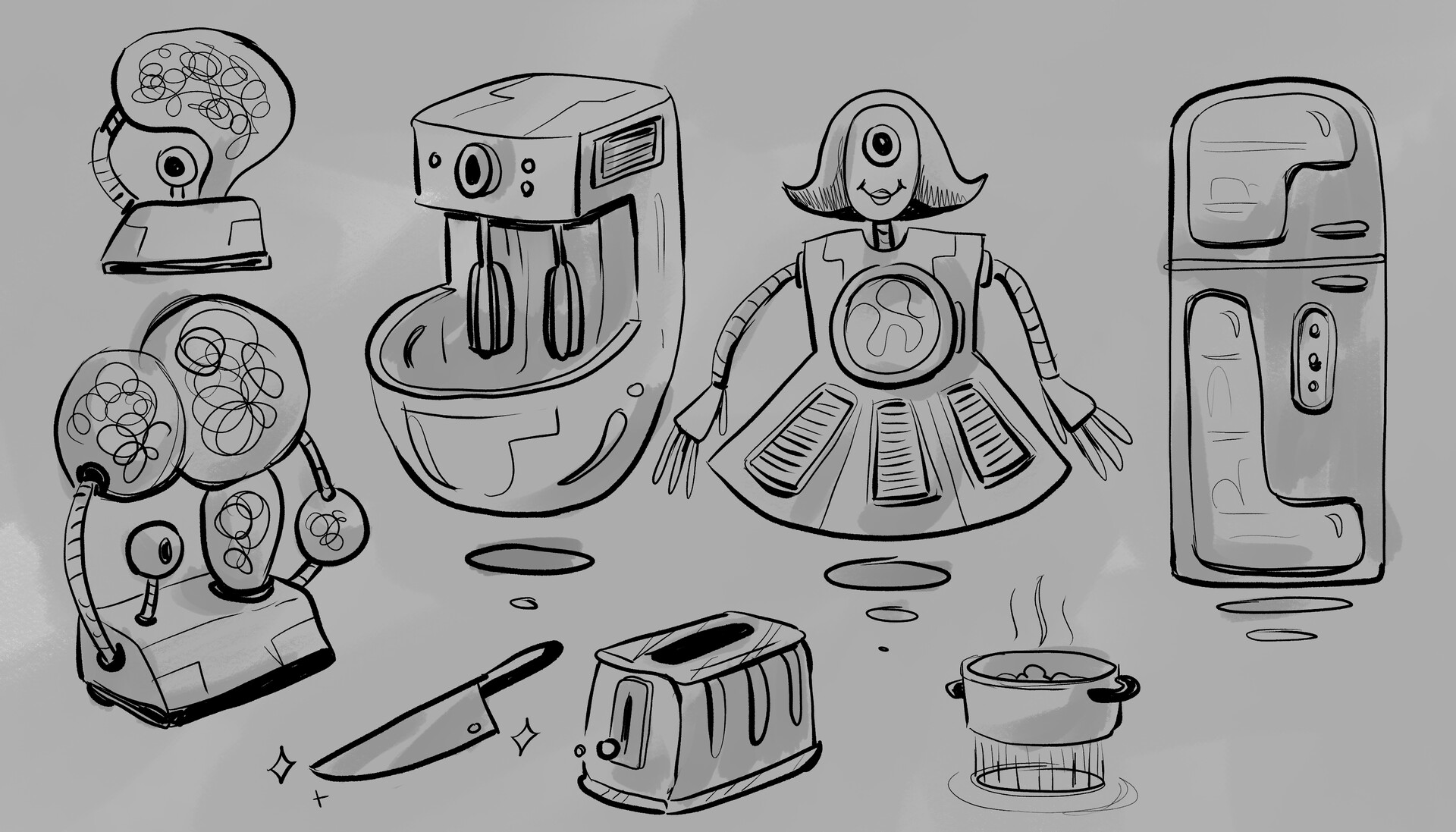 ArtStation - Robot Designs