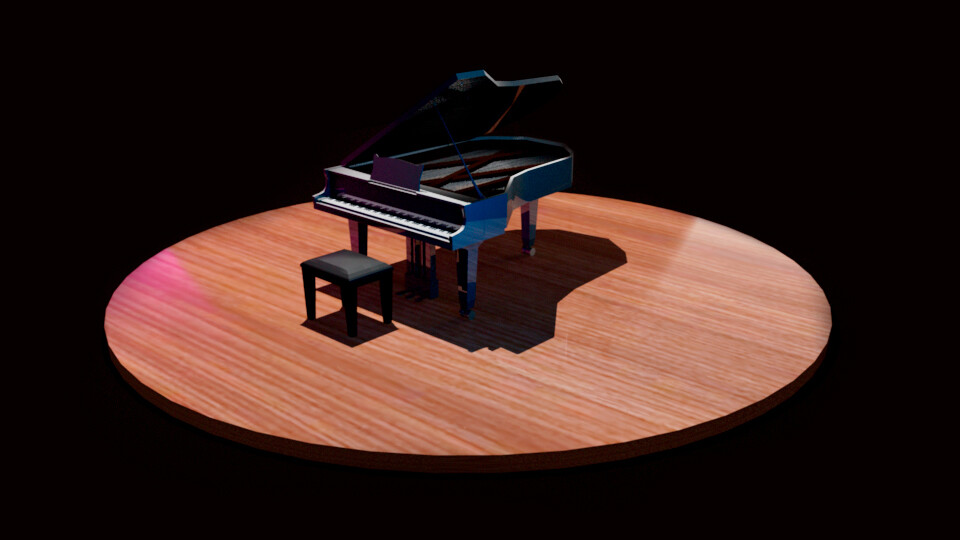 ArtStation - Piano 3D