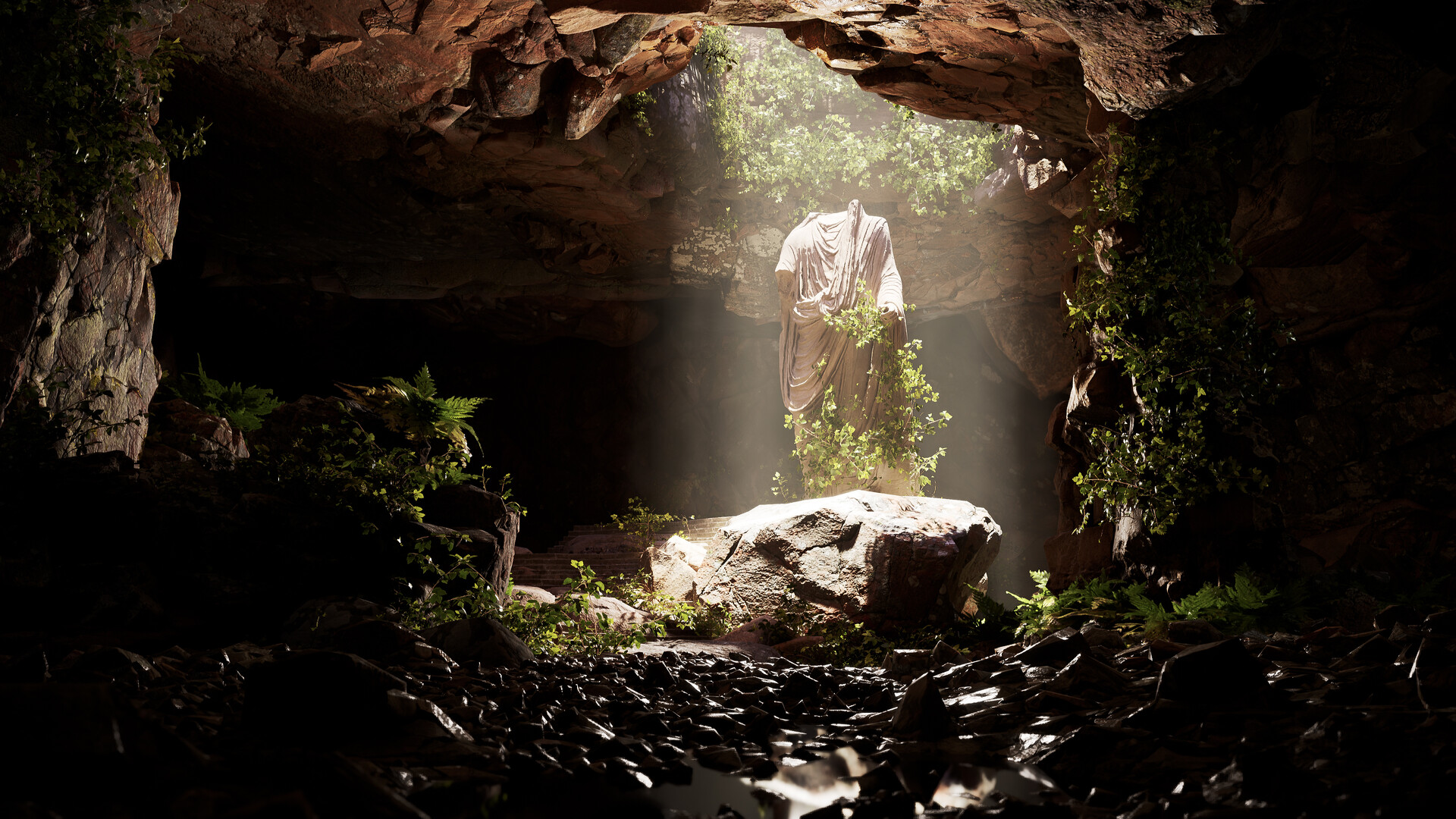 ArtStation - The Lost Cavern