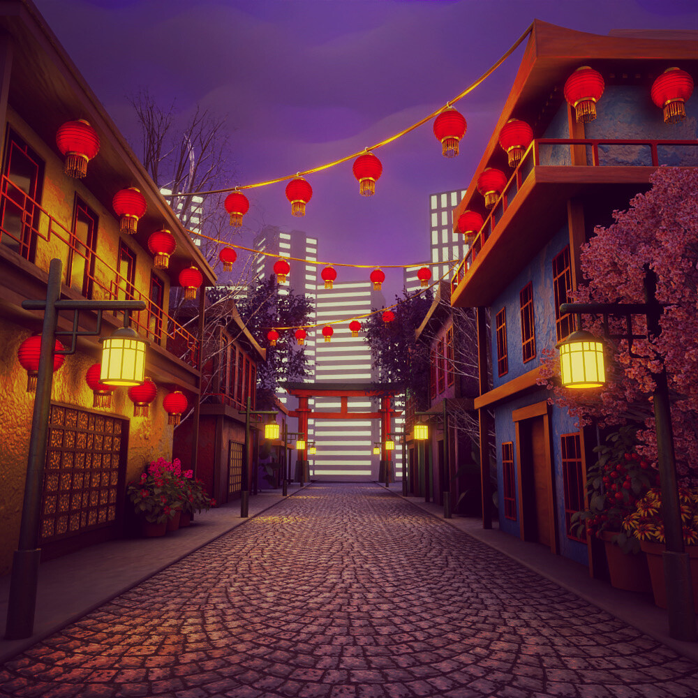 ArtStation - Streets of Japan