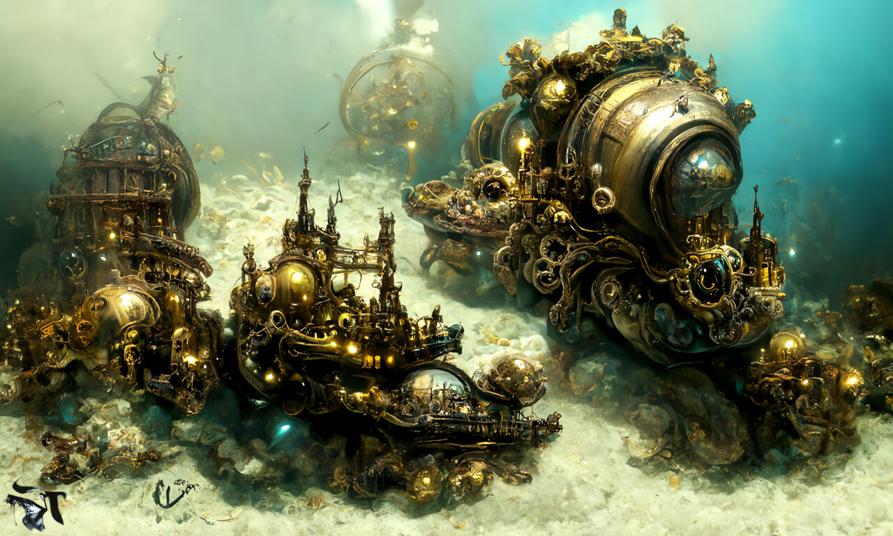 ArtStation - Steampunk Atlantis