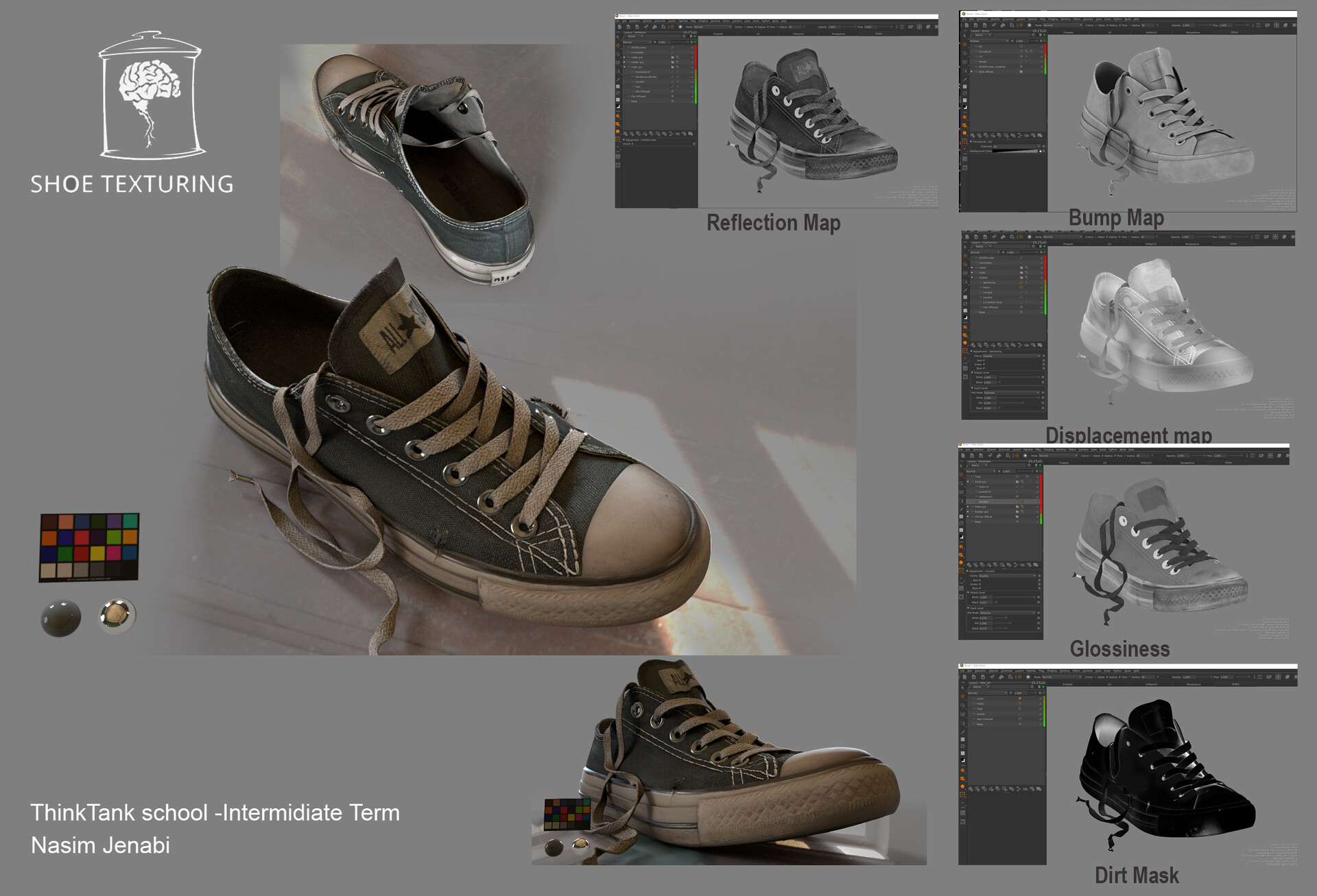 ArtStation - Shoe Texture