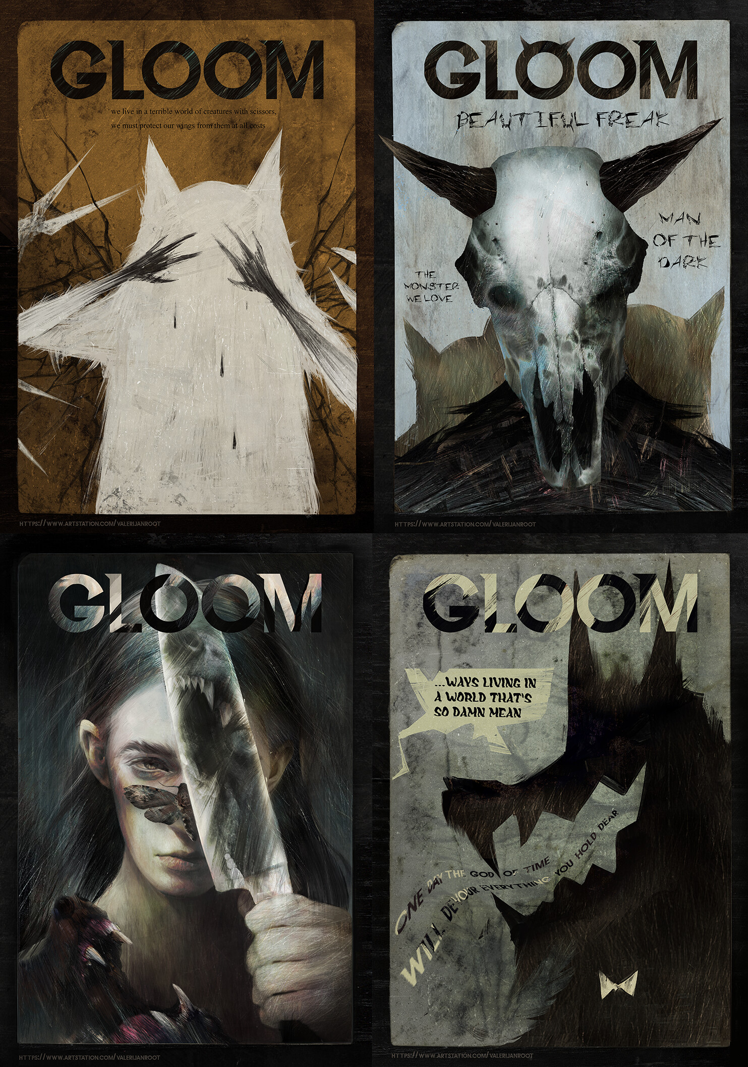 ArtStation - Monster's Posters